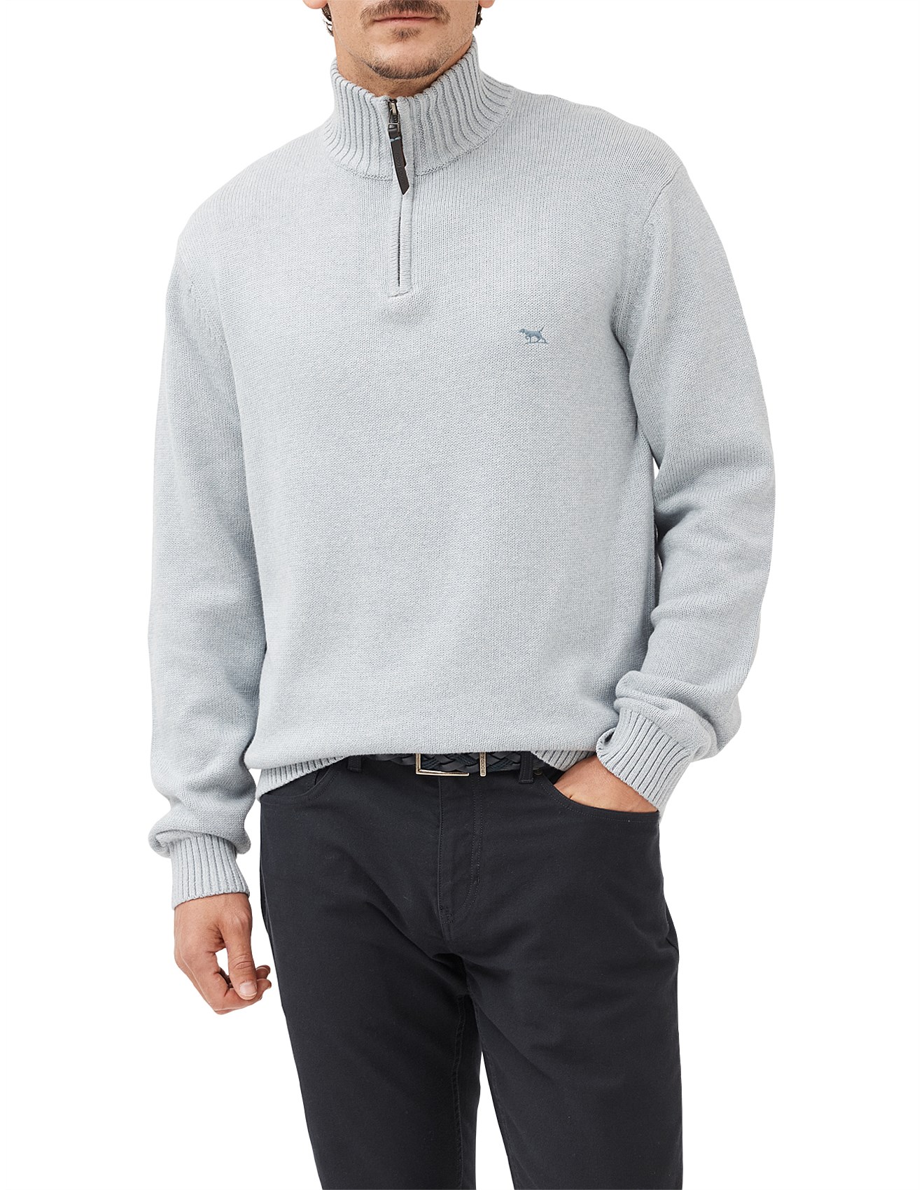 Rodd & Gunn Merrick Bay Knit -Sky | David Jones