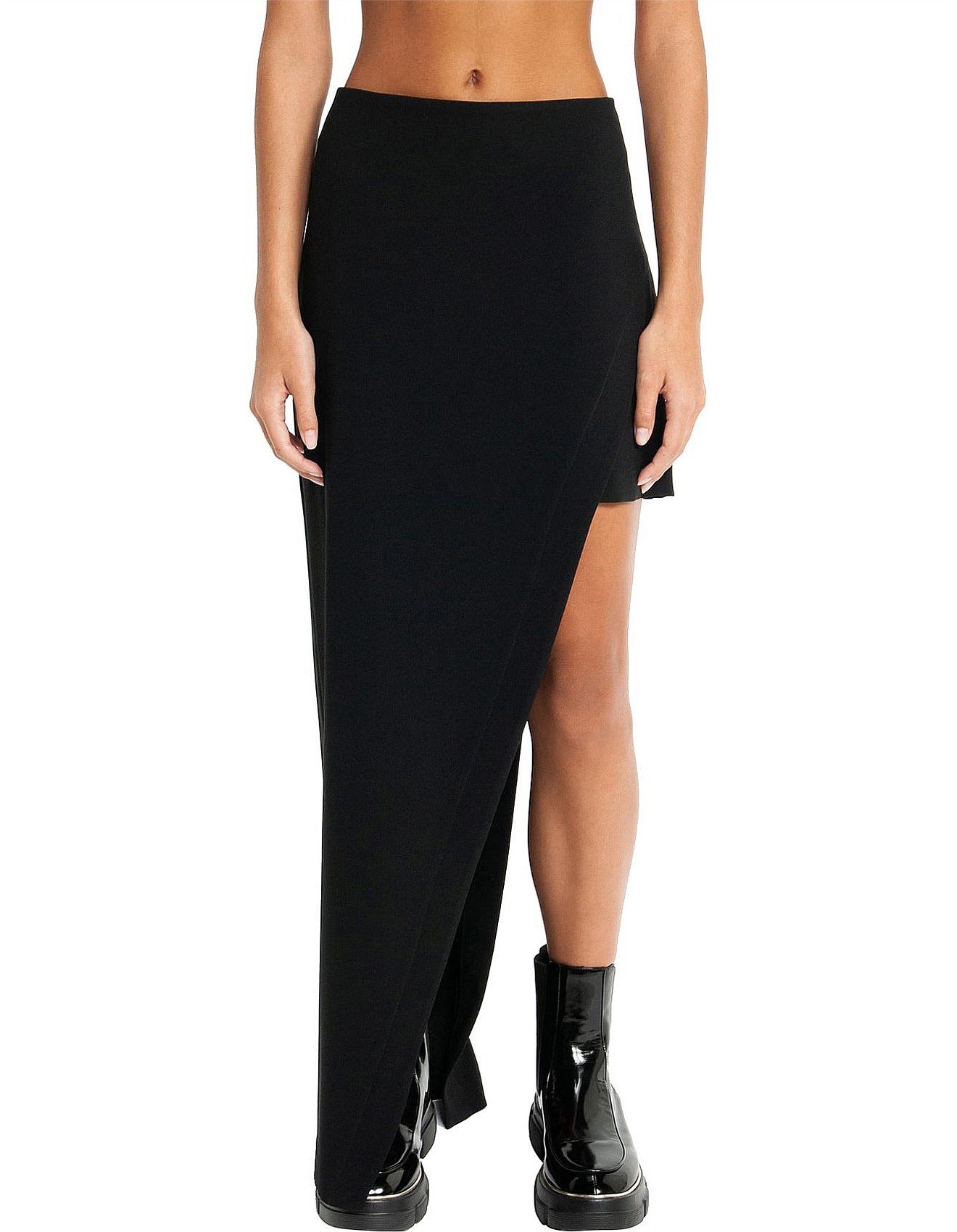 Cue Asymmetric Layered Skirt | David Jones