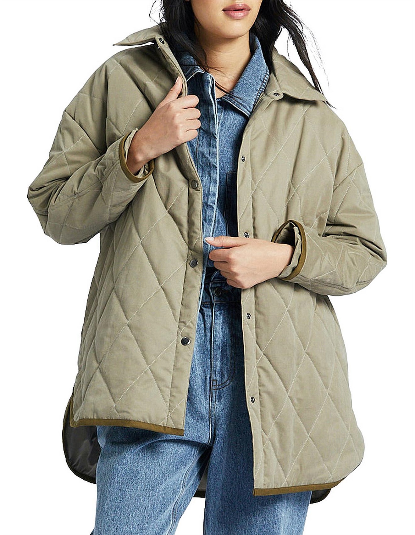 Lmnd Parker Quilted Jacket | David Jones