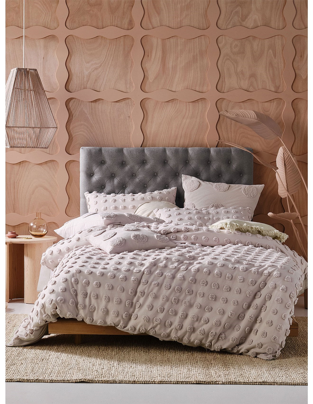 Linen House Haze Queen Quilt Cover Set In Wisteria | David Jones