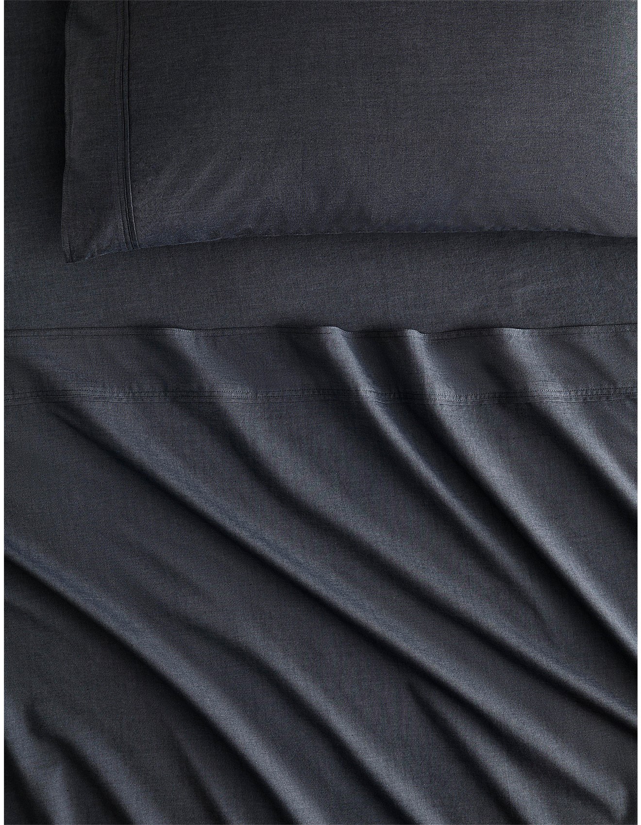 Sheridan Reilly Single Sheet Set In Carbon | David Jones