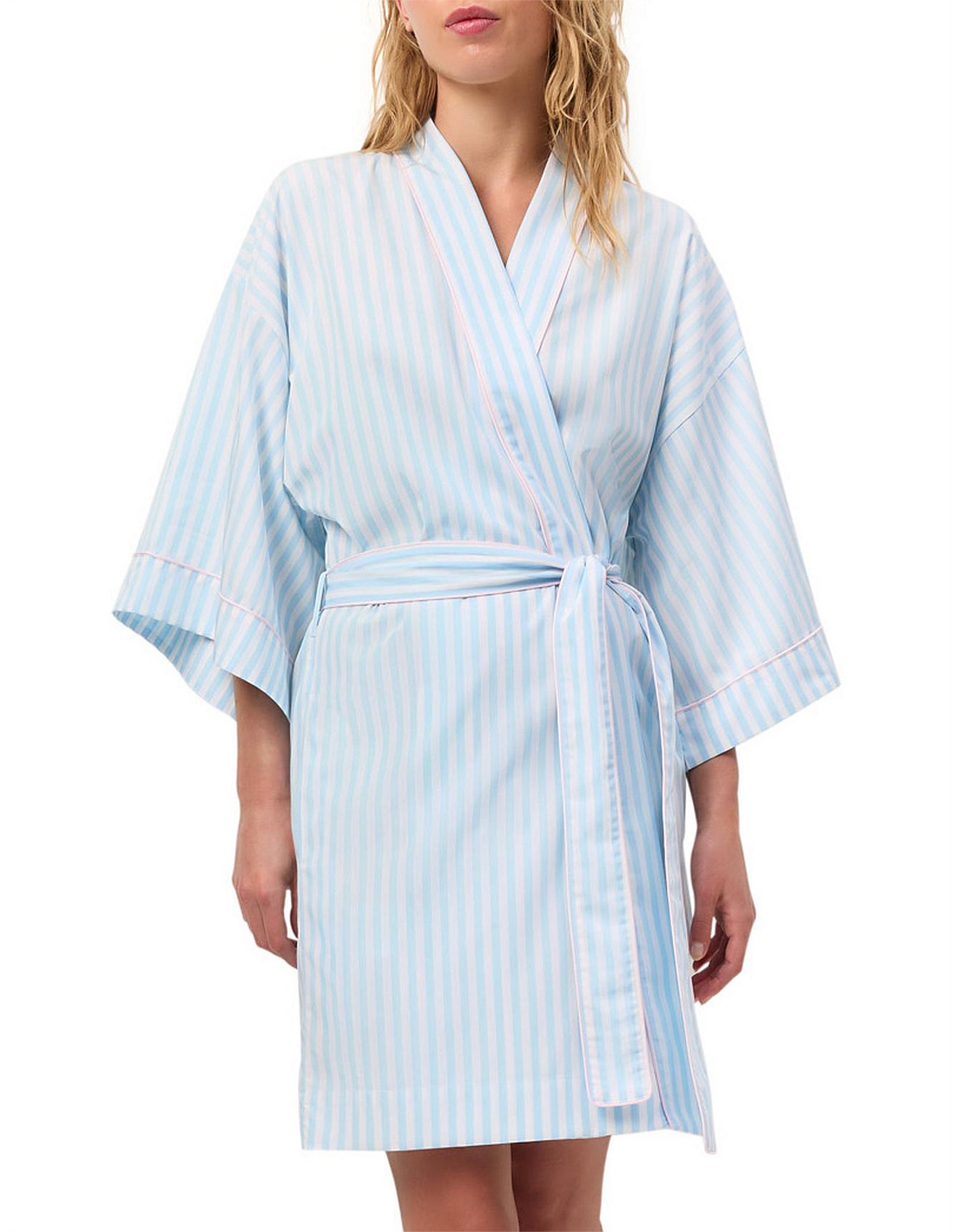 Wanderluxe Sleepwear Daydreamer Kimono Robe | David Jones