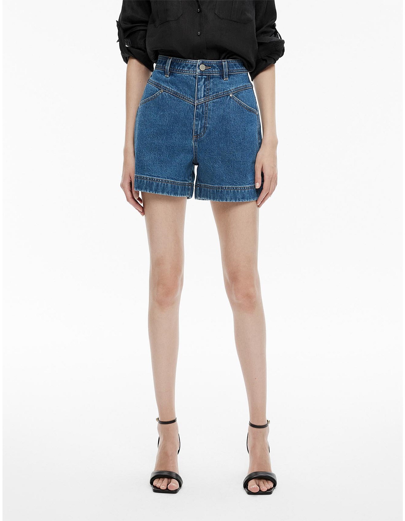 Witchery Denim Yoke Front Short | David Jones