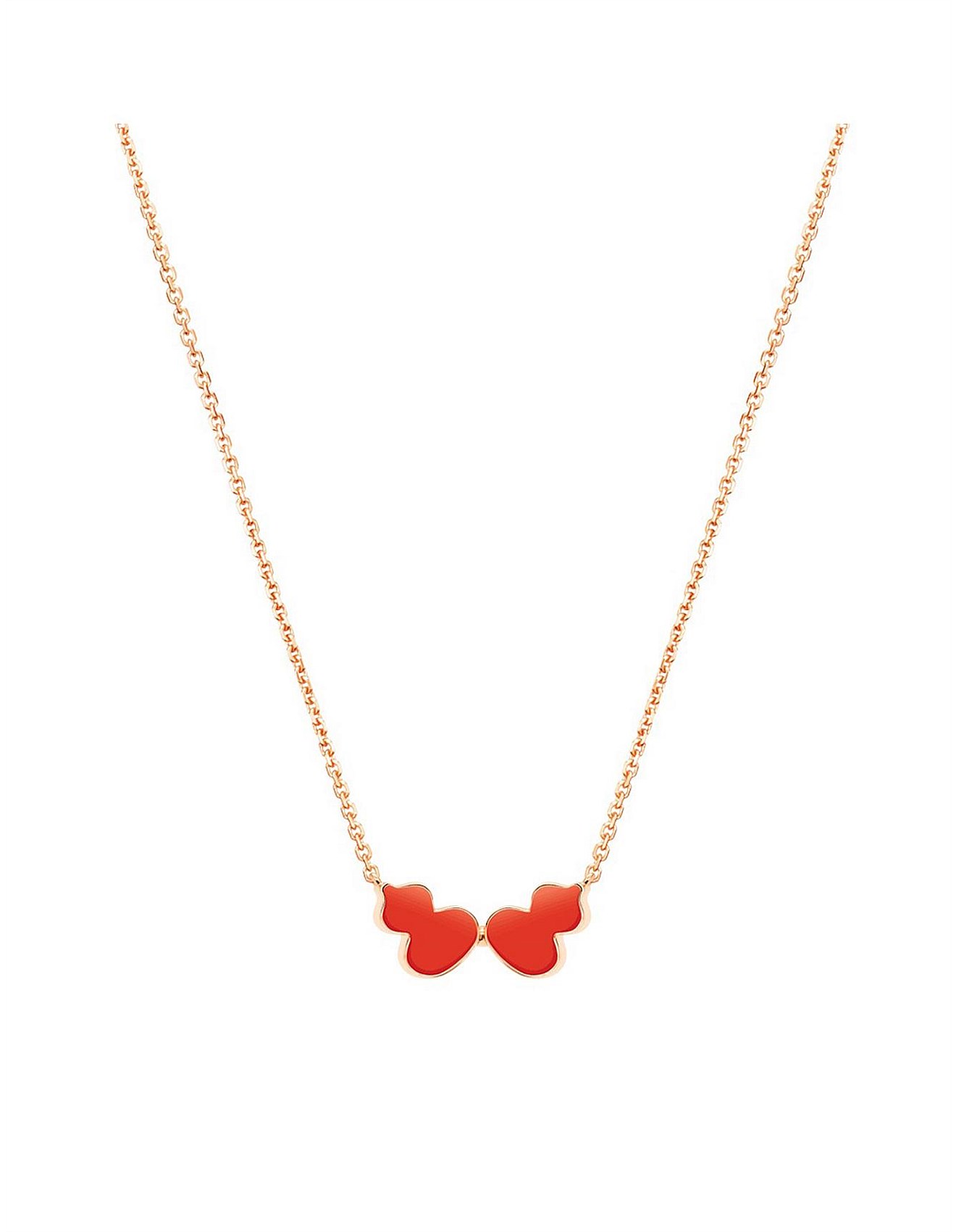 Qeelin Wulu Necklace In 18k Rose Gold | David Jones