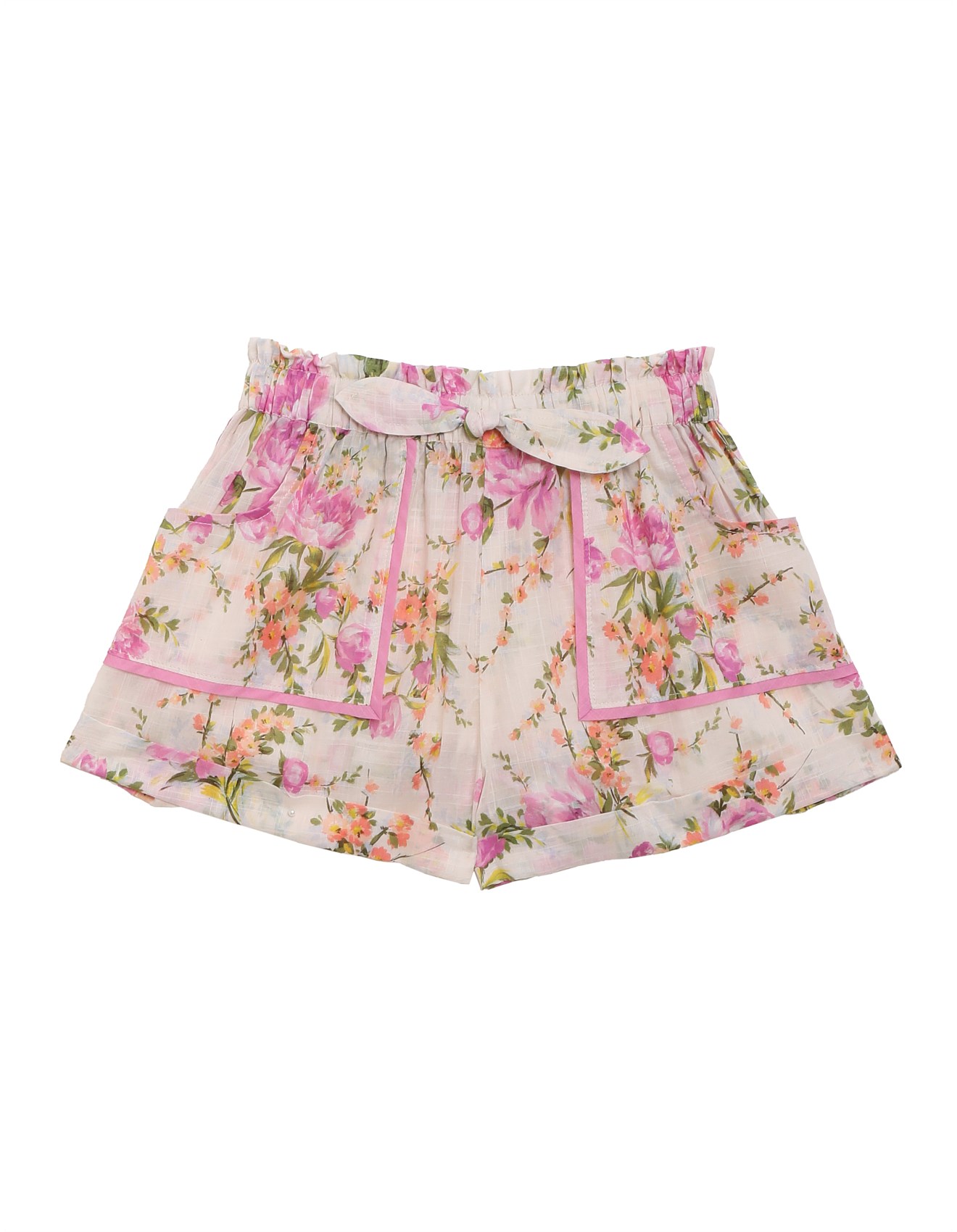 Zimmermann Halycon Pocket Shorts (2-6) | David Jones