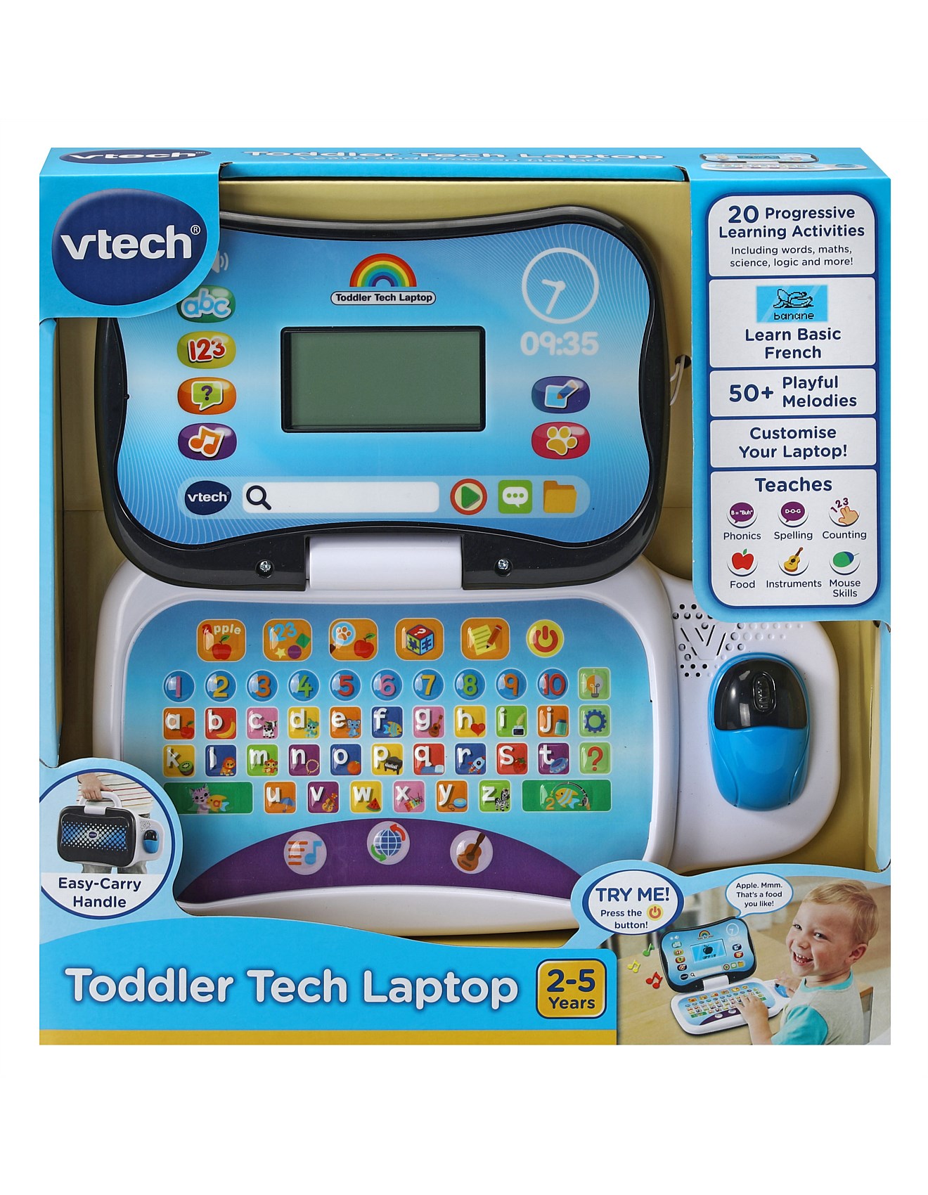 Vtech Toddler Tech Laptop -Black | David Jones