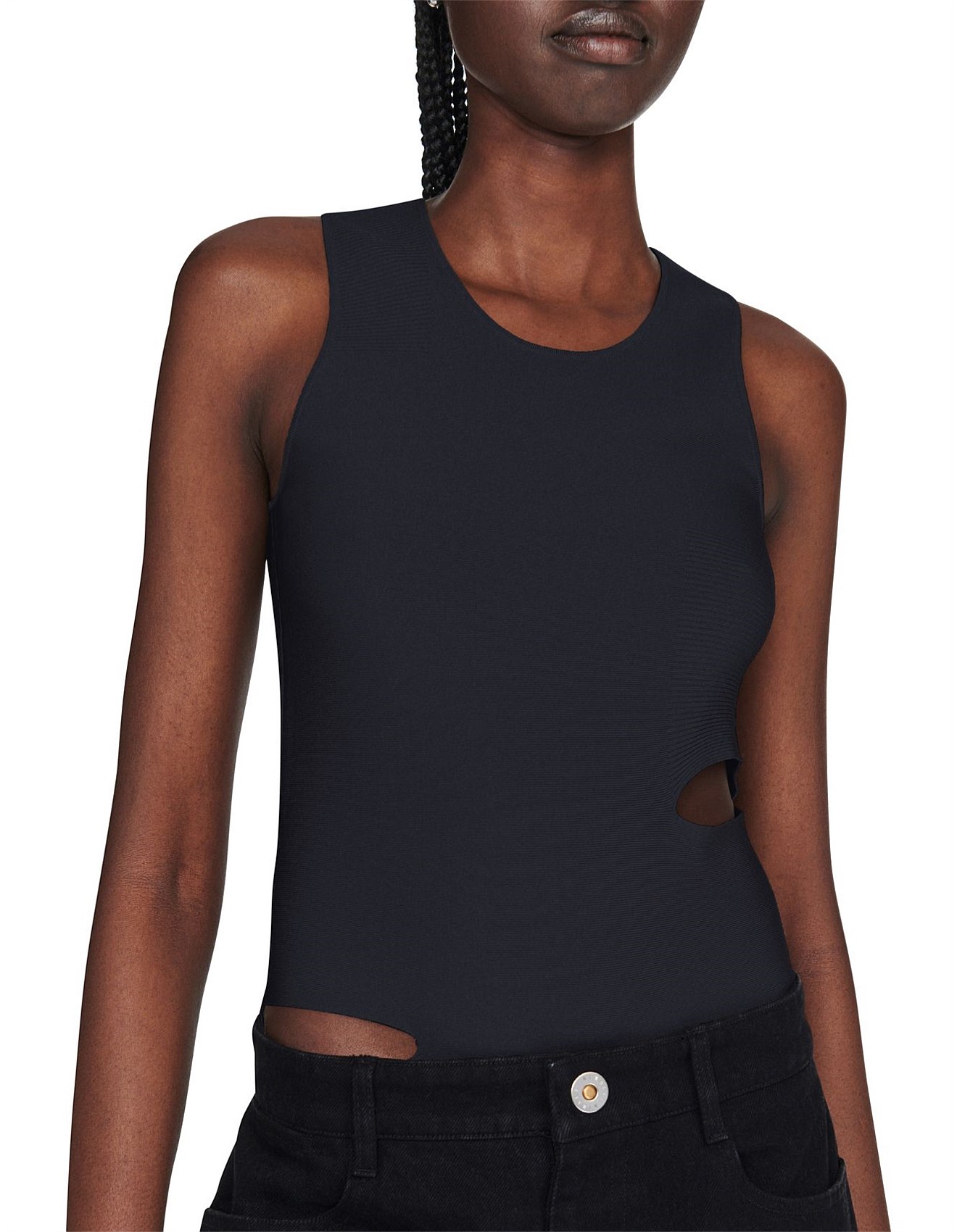 Dion Lee Cinched Slit Tank | David Jones