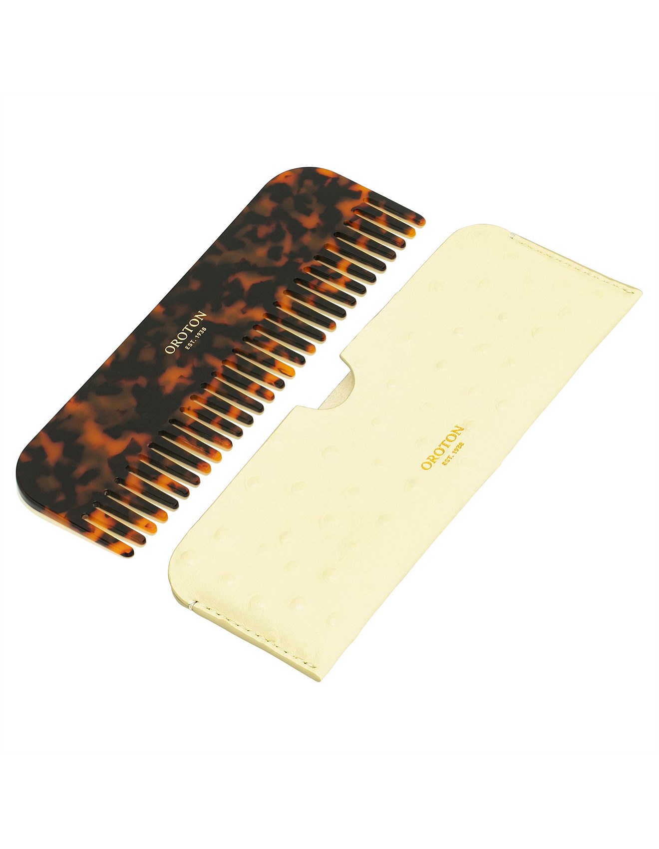 Oroton Fife Texture Travel Comb | David Jones