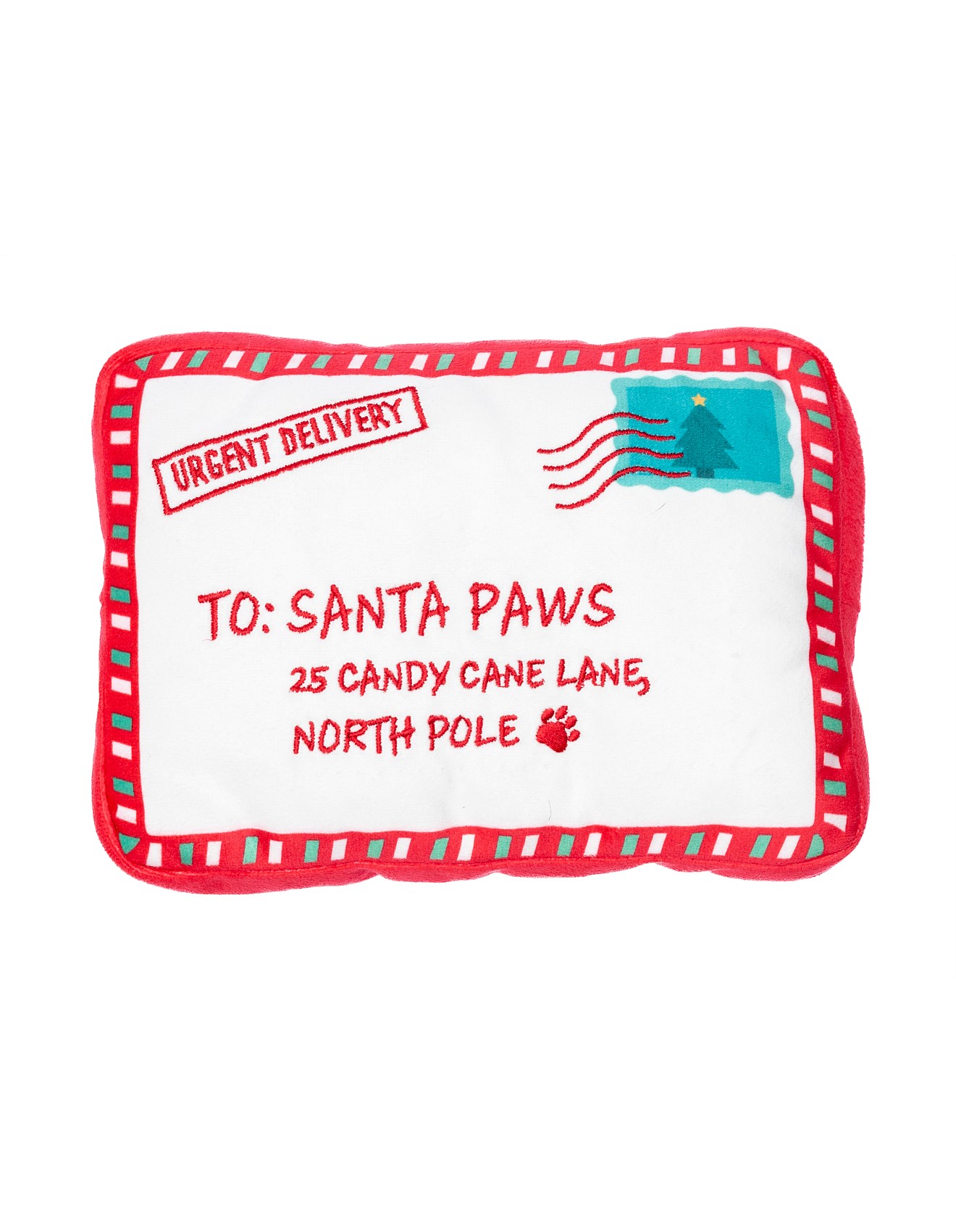 Fuzzyard Dog Toy -Dear Santa Paws | David Jones