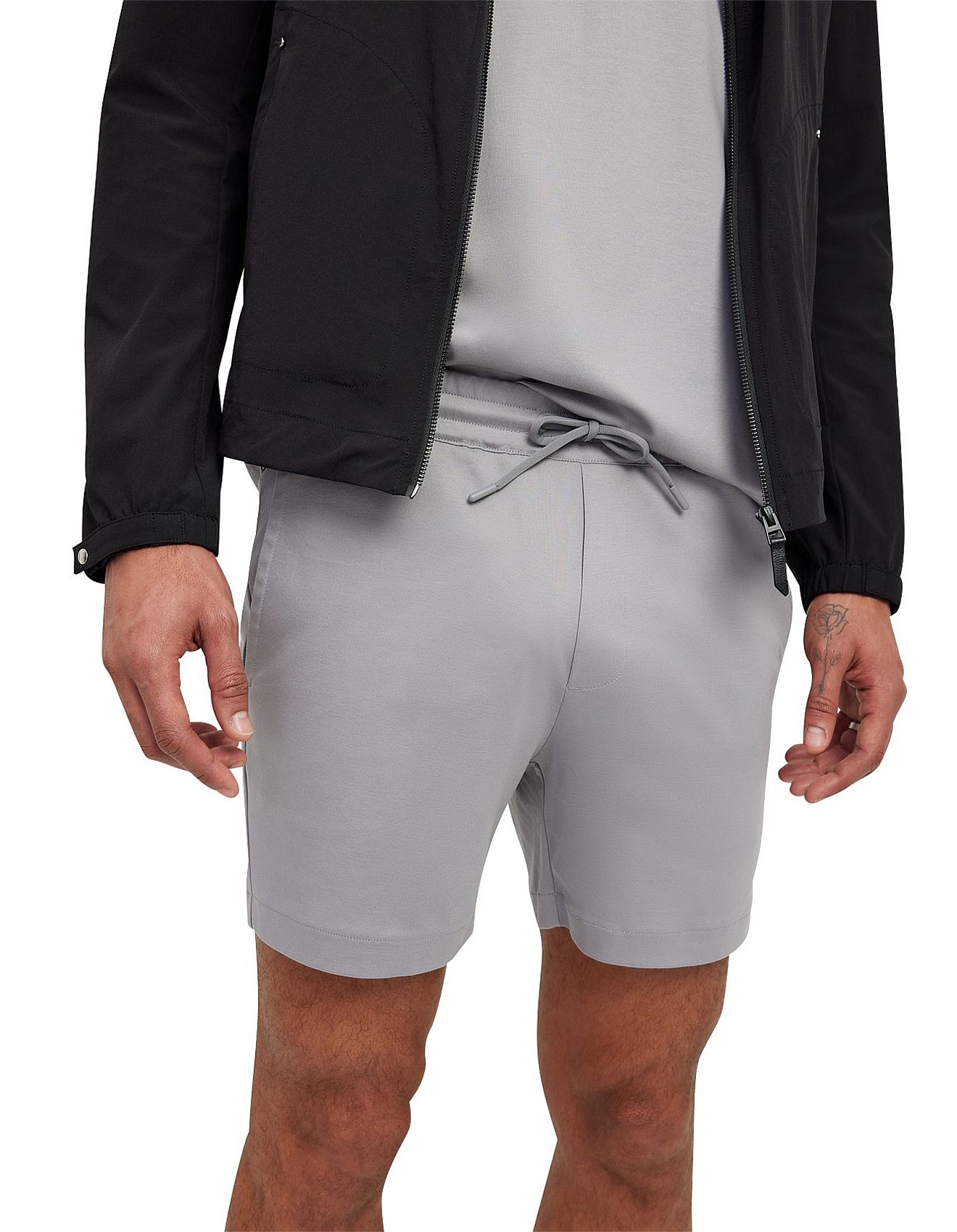 Calibre Relaxed Fit Knit Shorts | David Jones