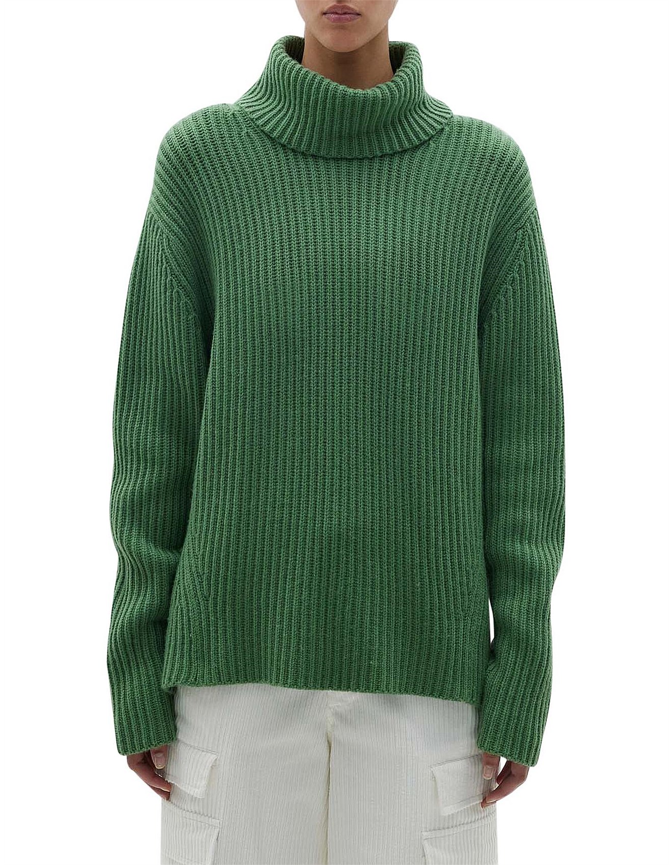 Bassike Chunky Oversized Turtleneck | David Jones
