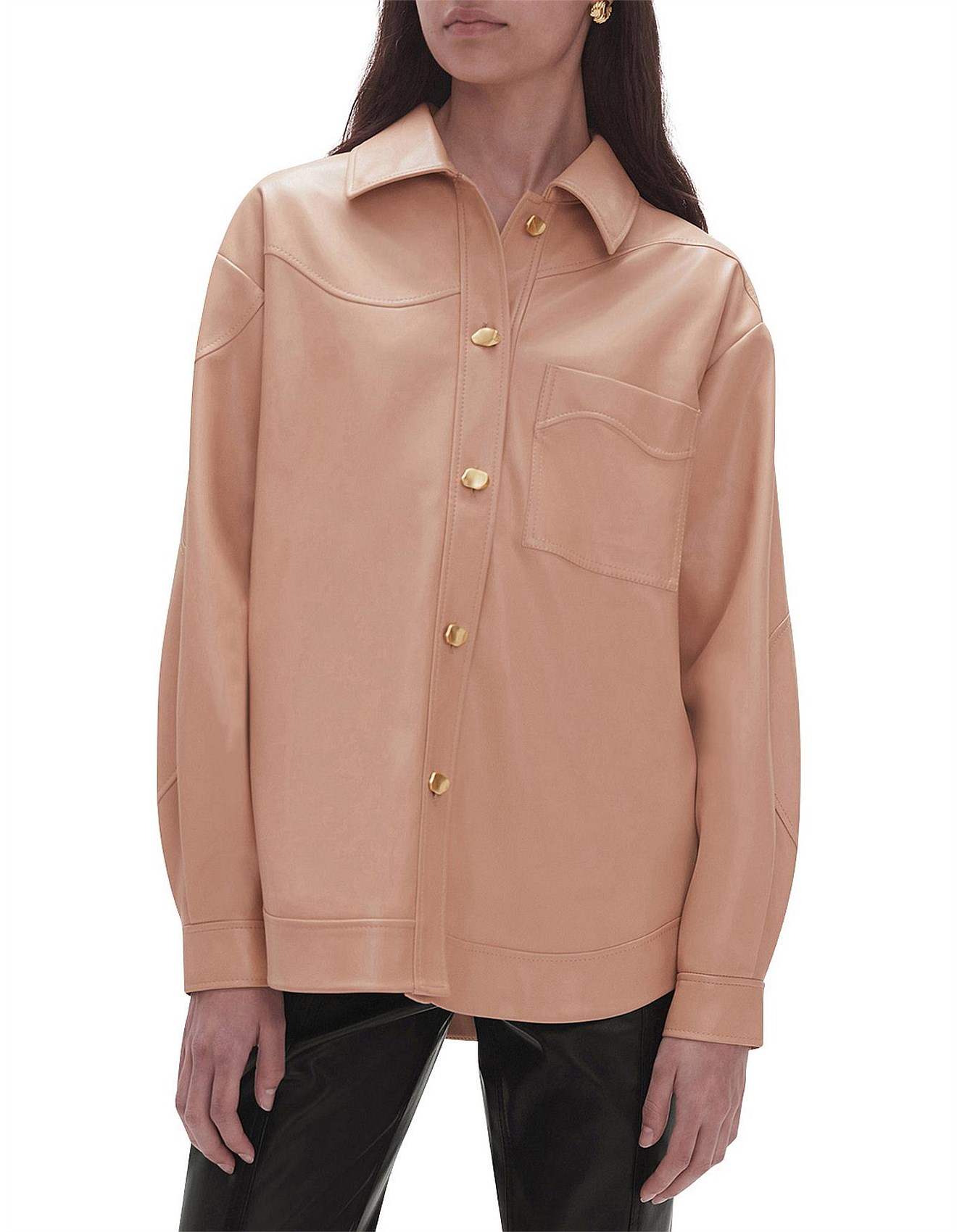 Aje Priscilla Scalloped Shacket | David Jones