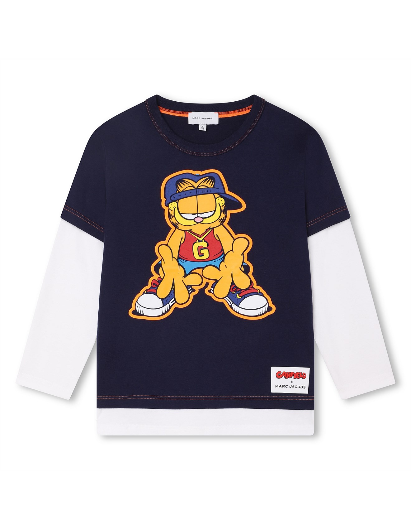 The Marc Jacobs Garfield Long Sleeve T-shirt (6y-12y) | David Jones