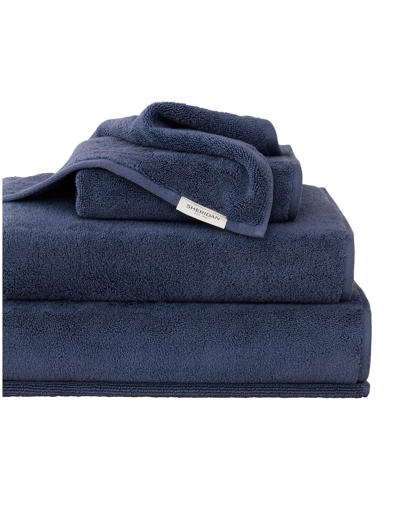 Sheridan Aven Face Washer In Indigo | David Jones