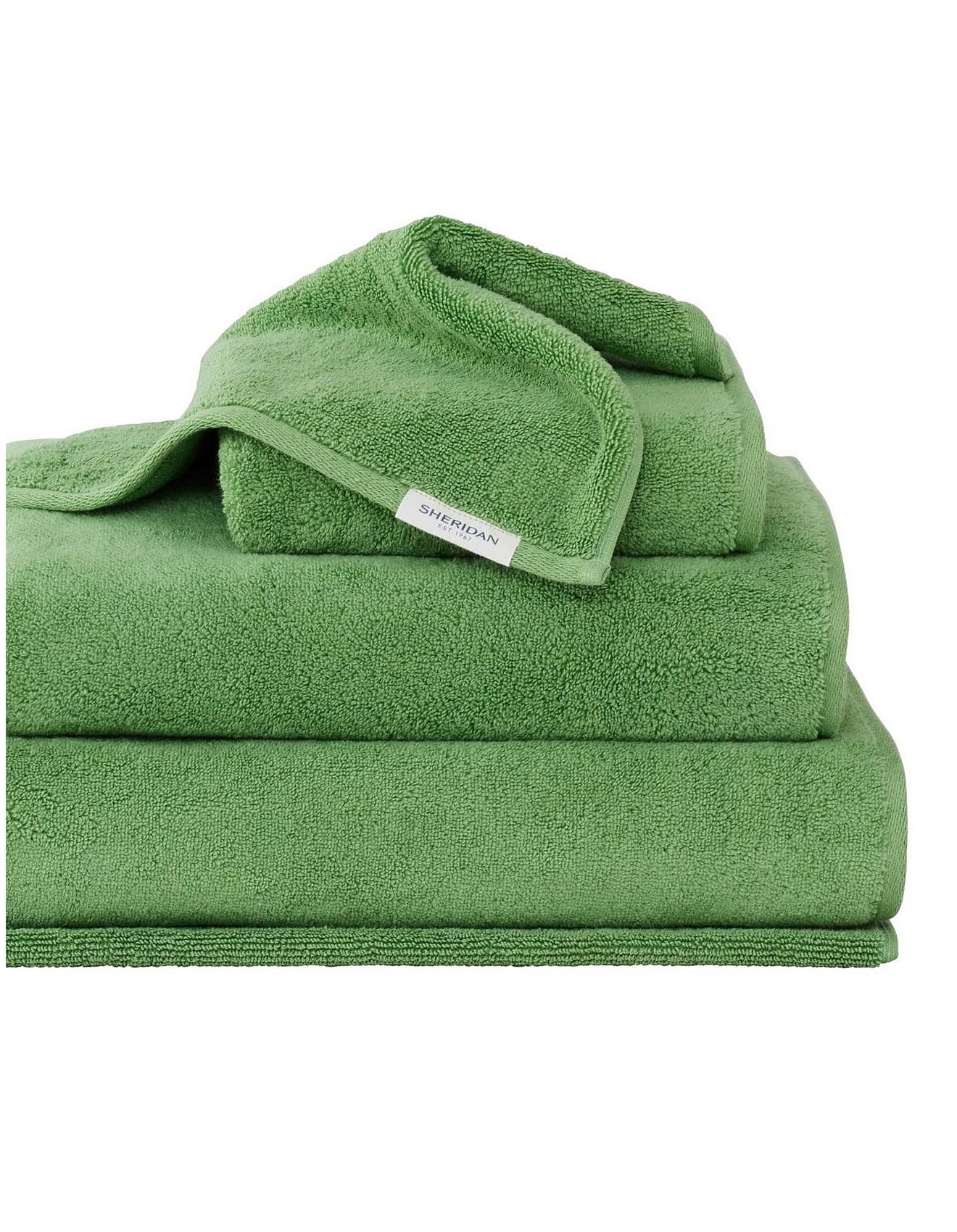 Sheridan Aven Bath Sheet In Snow Pea | David Jones