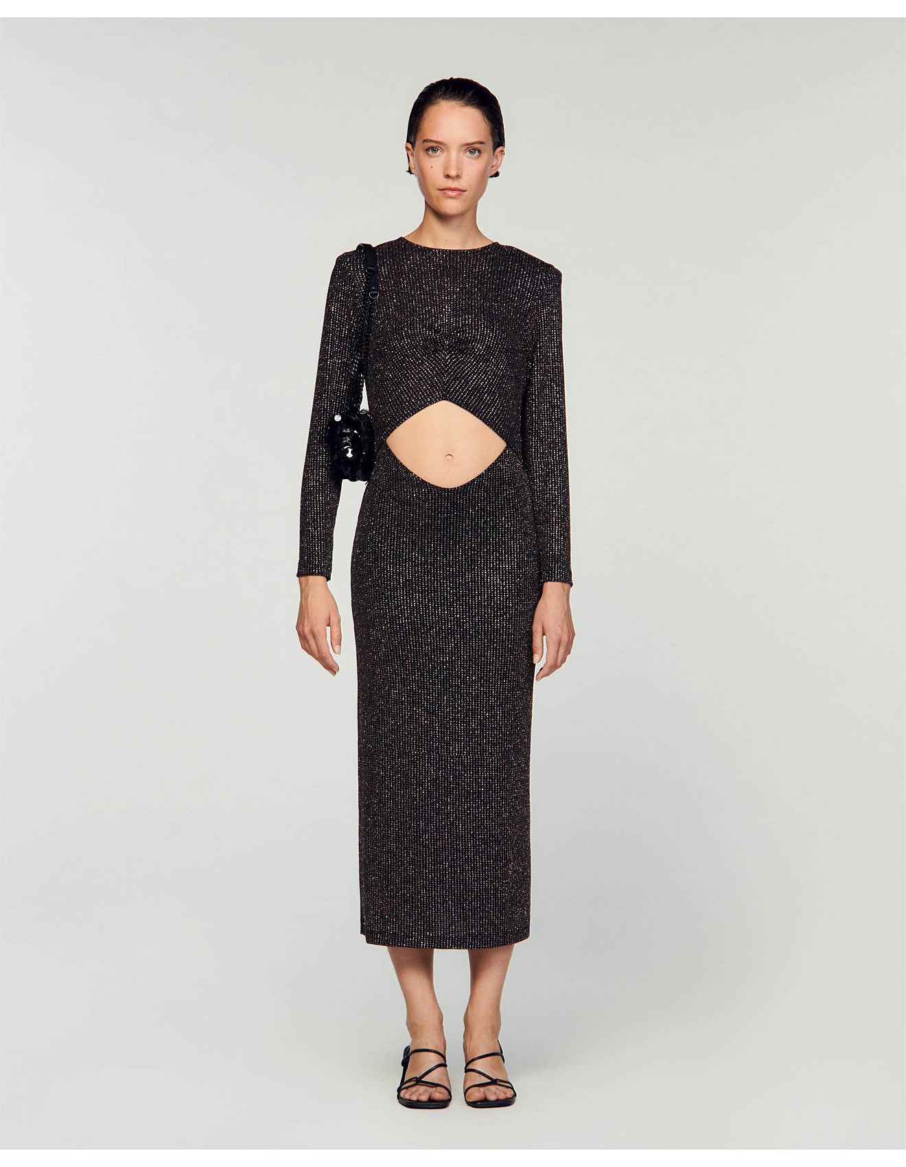 Sandro Paris Melina Woven Dress | David Jones