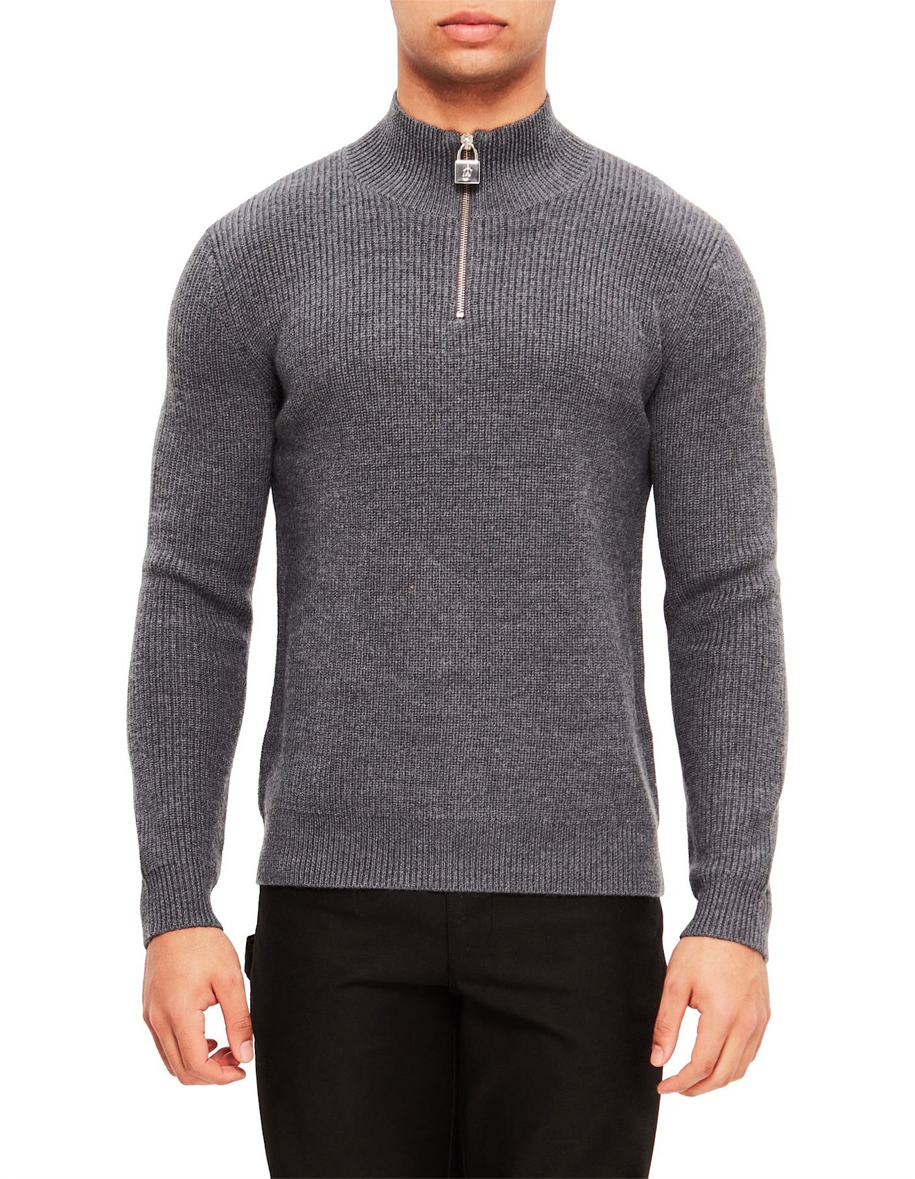 Jw Anderson Padlock Puller Henley Jumper | David Jones