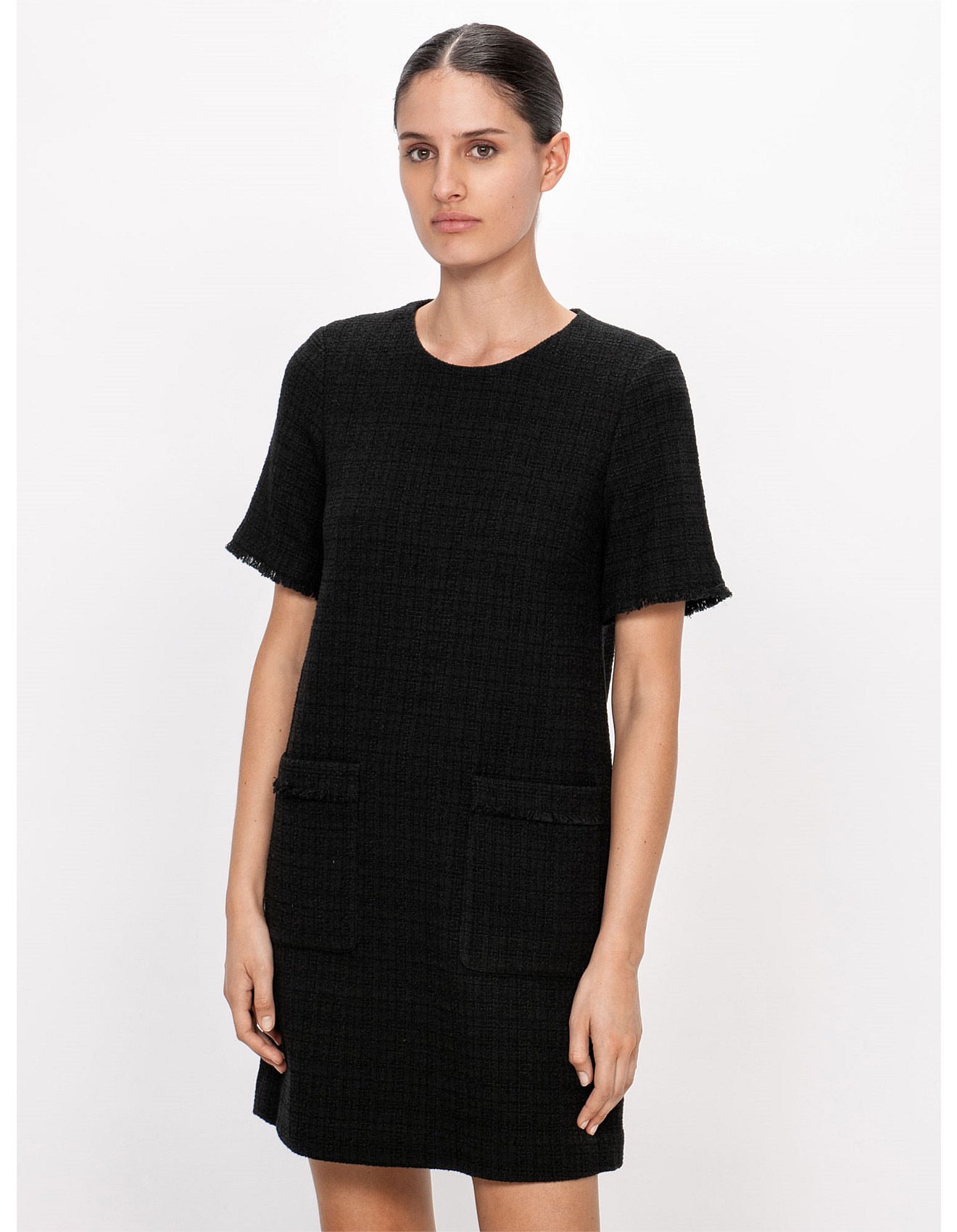 Veronika Maine Modern Tweed Shift Dress | David Jones