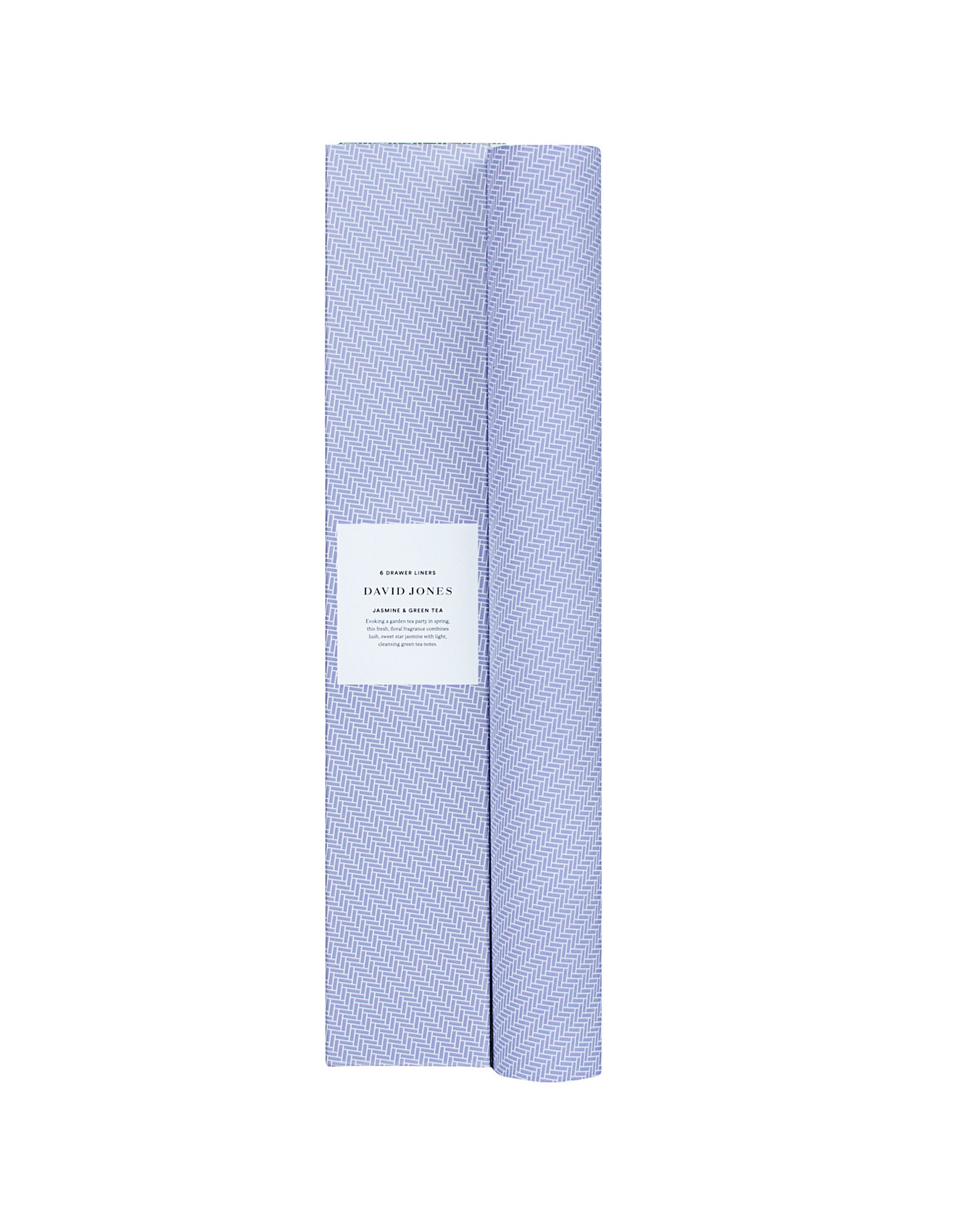 David Jones Herringbone Drawer Liner Lavender | David Jones