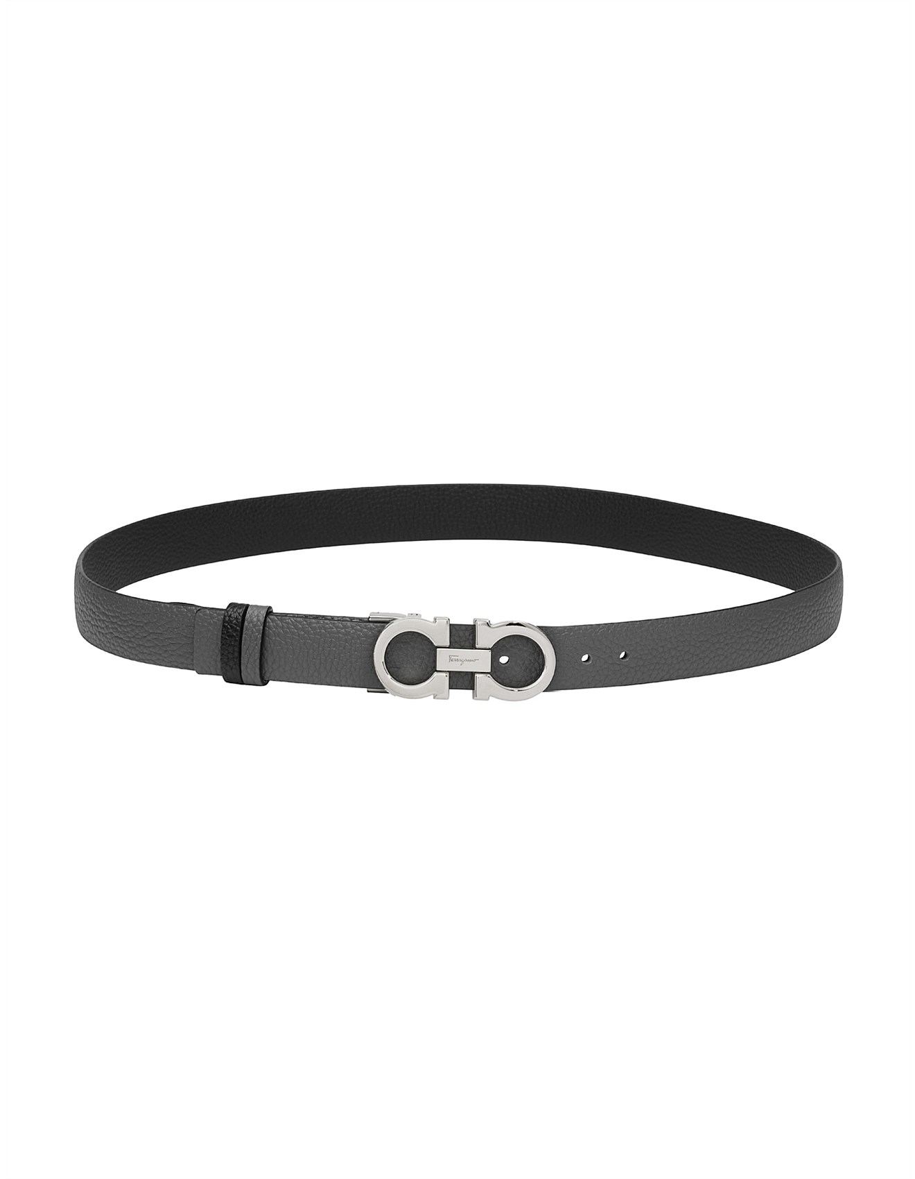 Ferragamo Reversible and Adjustable Gancini Belt | David Jones