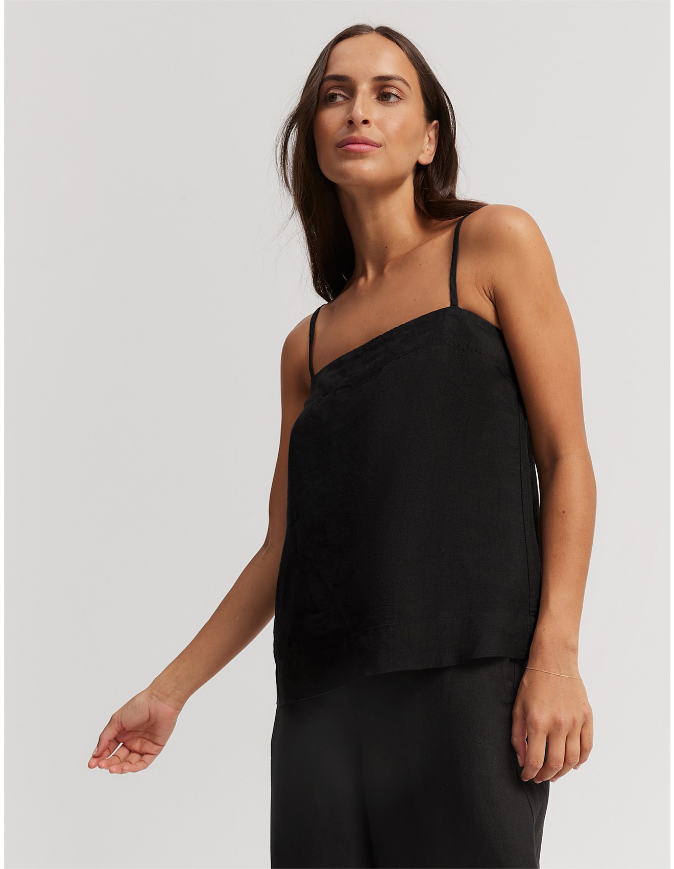 Country Road Organically Grown Linen Cami | David Jones