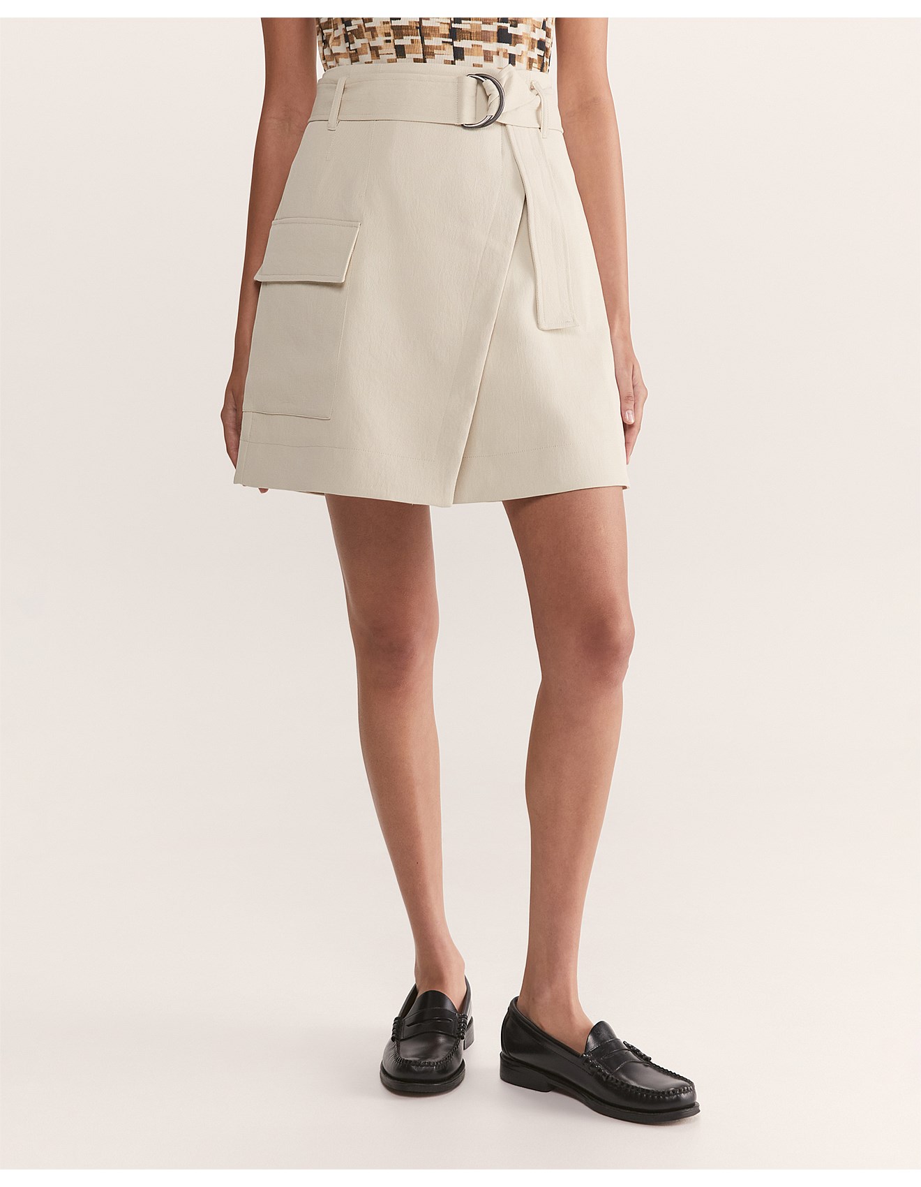 Saba Dharma Pocket Mini Skirt | David Jones