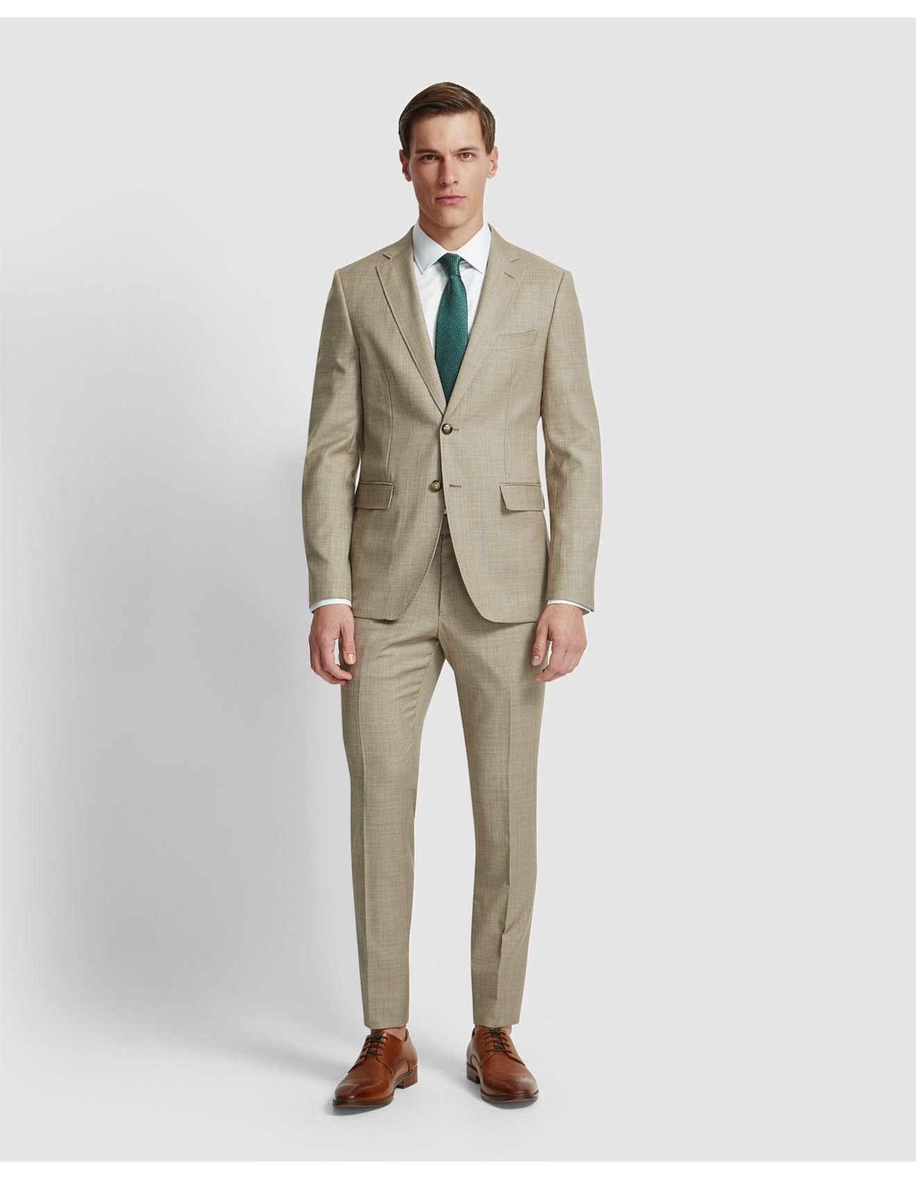Oxford Auden Wool Suit Jacket Slim Fit | David Jones
