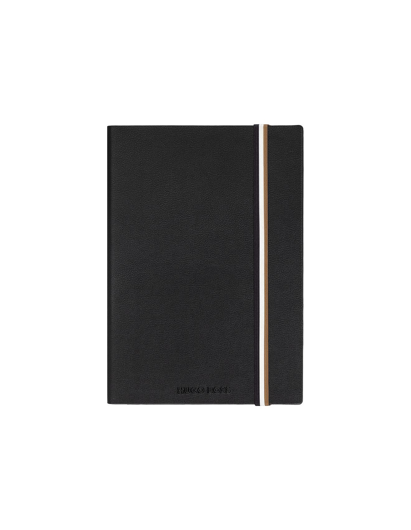 Boss Notebook A5 Iconic Black Lined | David Jones