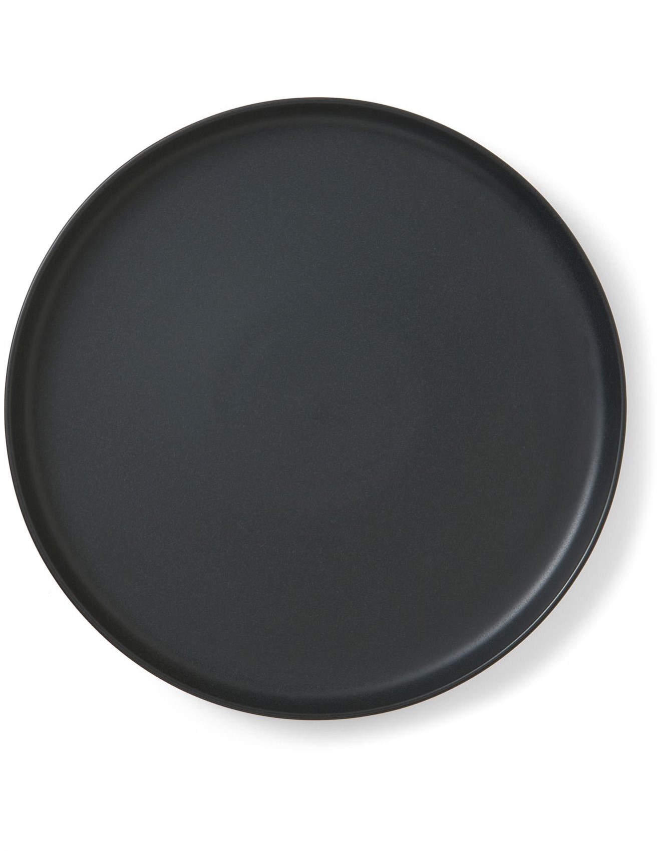 David Jones Airlie Black Stoneware Round Platter 32cm | David Jones