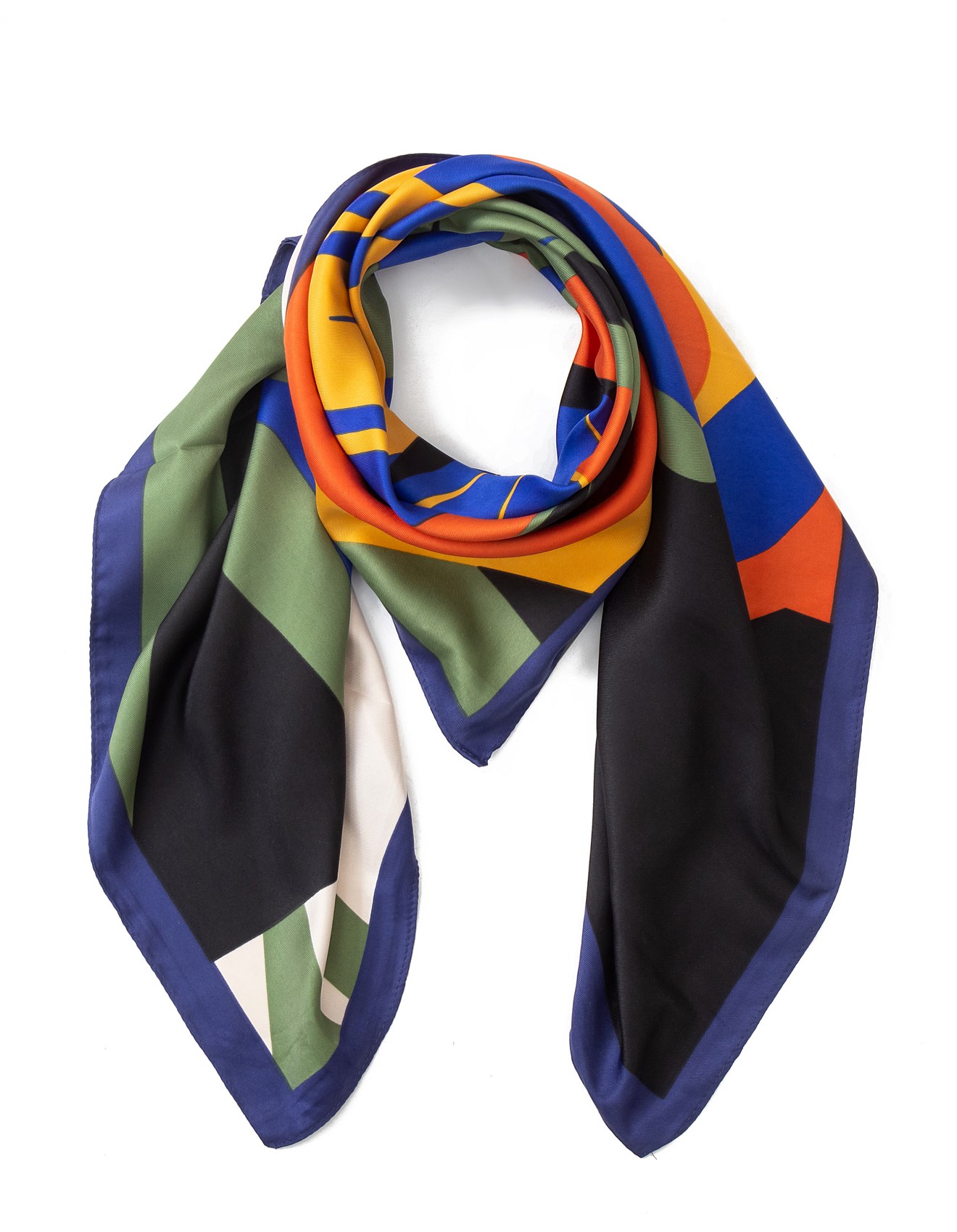 Gregory Ladner Floral Large Square Scarf | David Jones