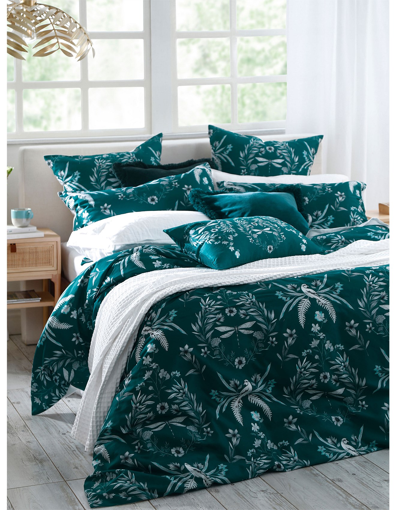 Mm Linen Queen Quilt Cover Set Jardin | David Jones