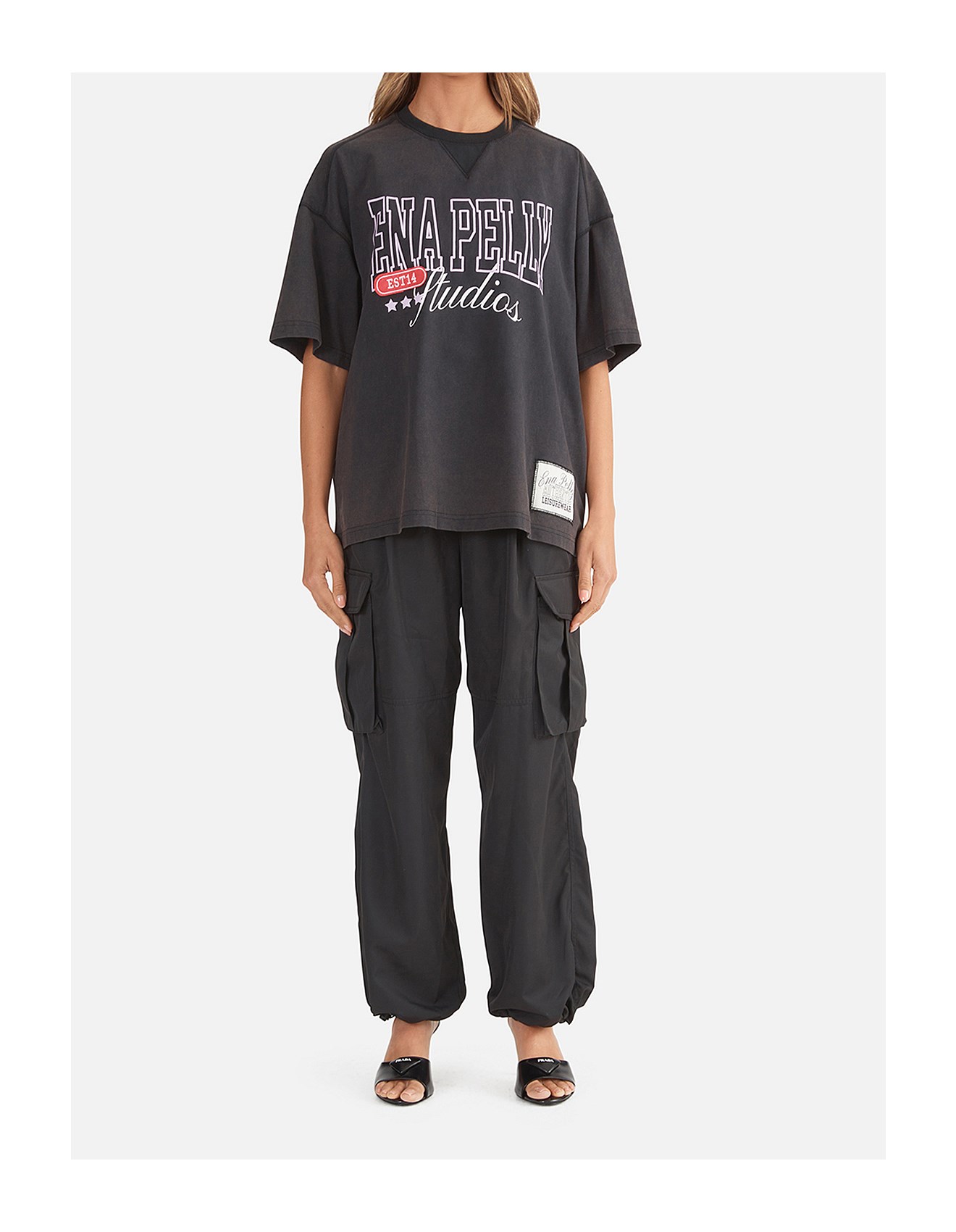 Ena Pelly Ep Mix Oversized Tee | David Jones