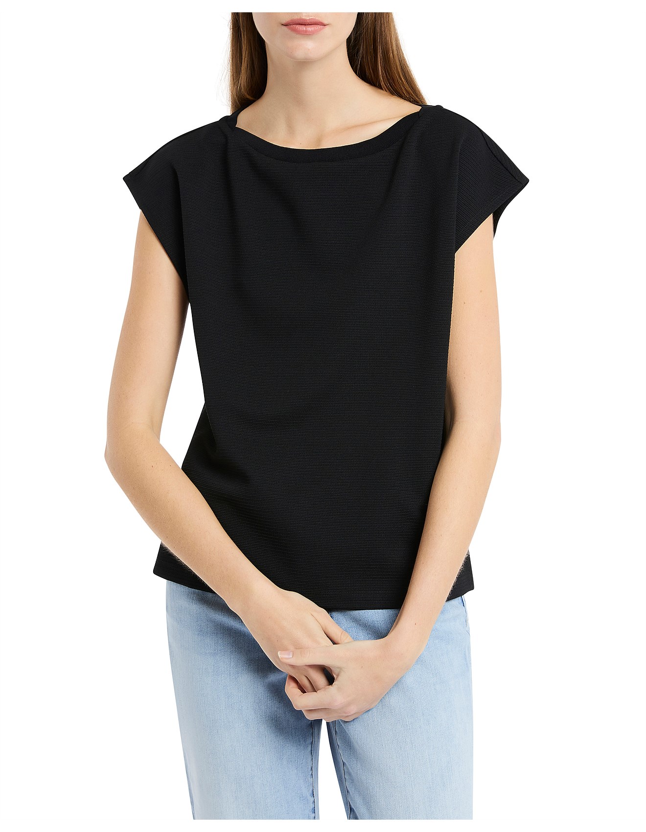 Marcs Women Annette Boat Neck Tee | David Jones