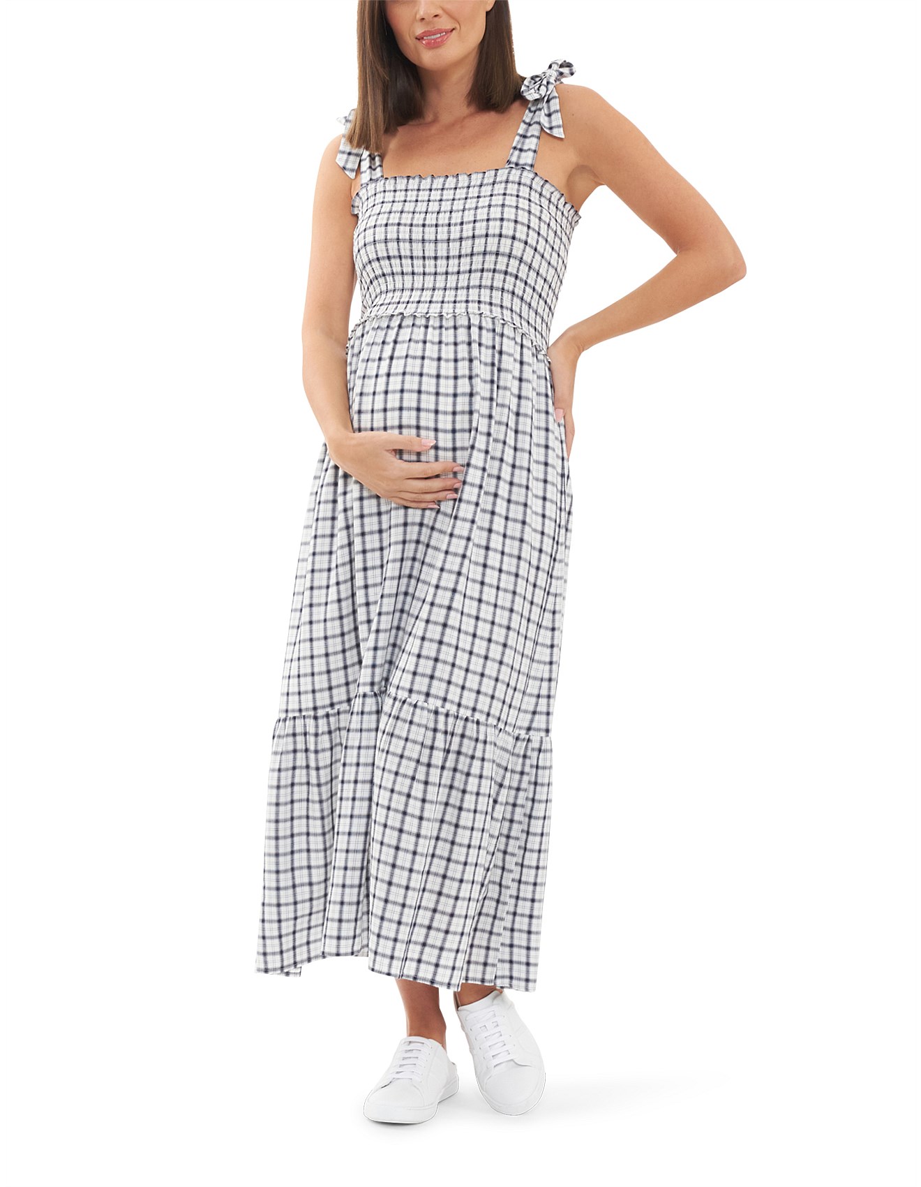 Ripe Maternity Phoebe Smocked Dress | David Jones