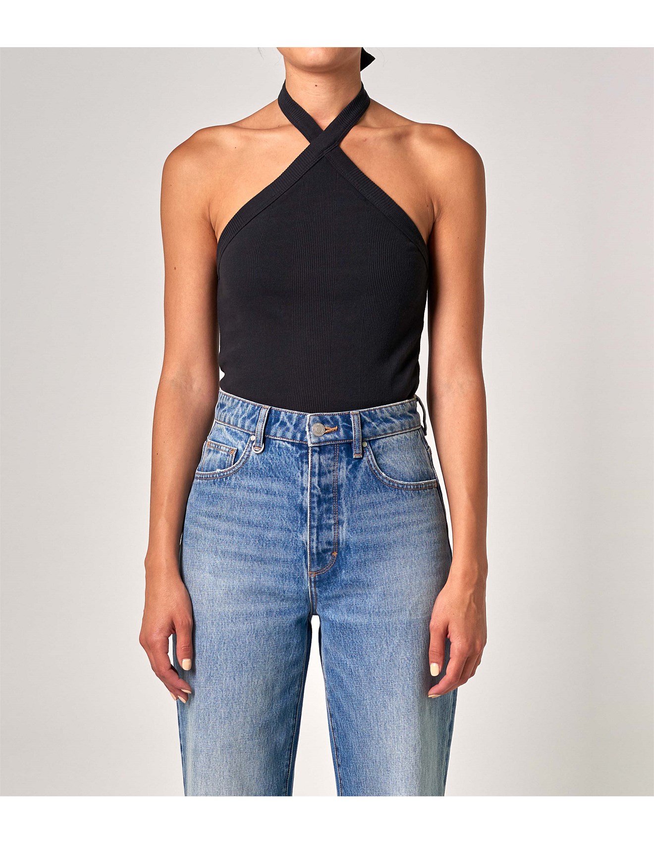 Neuw Denim Frenchie Halter Top | David Jones