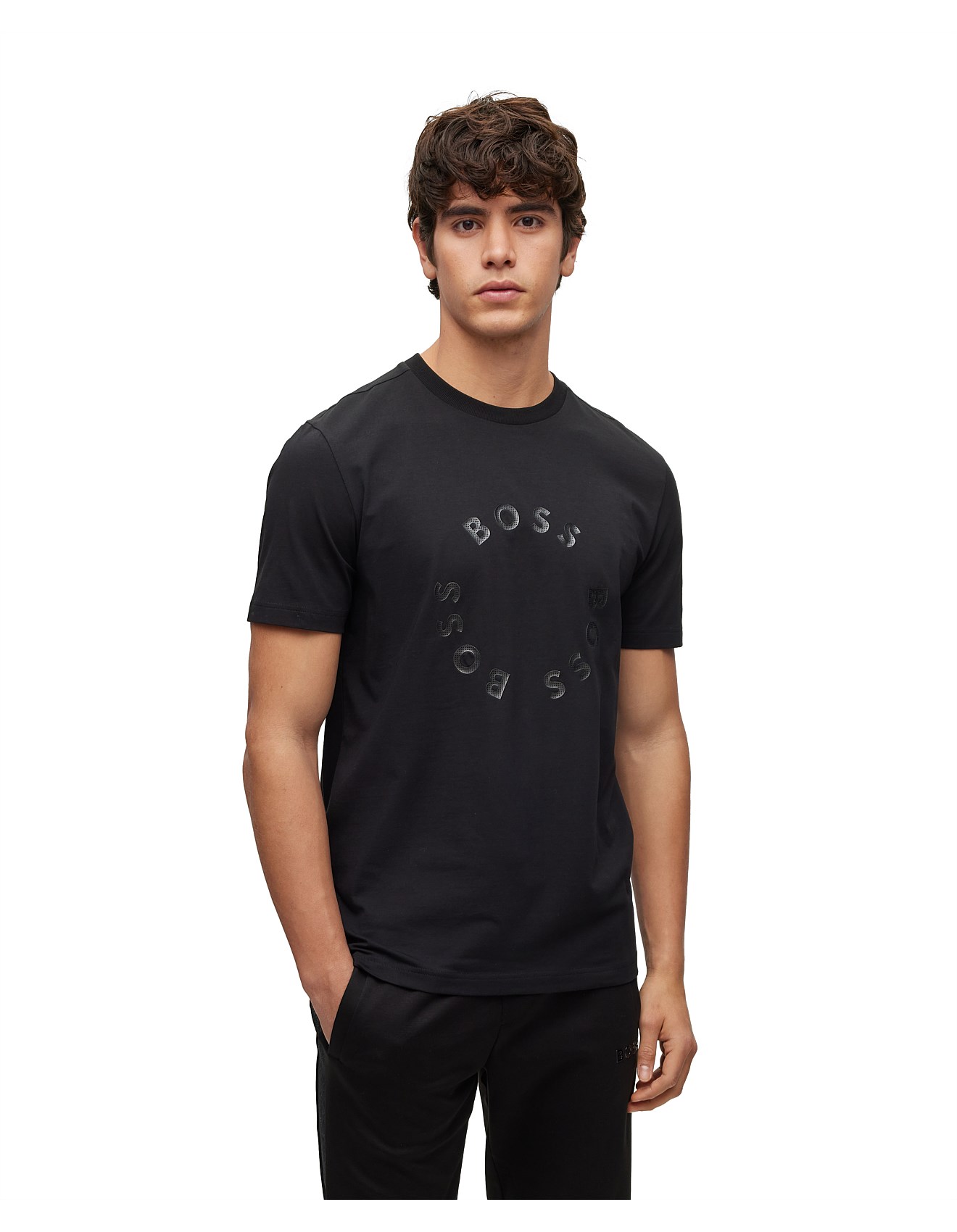Boss Circular Logo T-shirt | David Jones