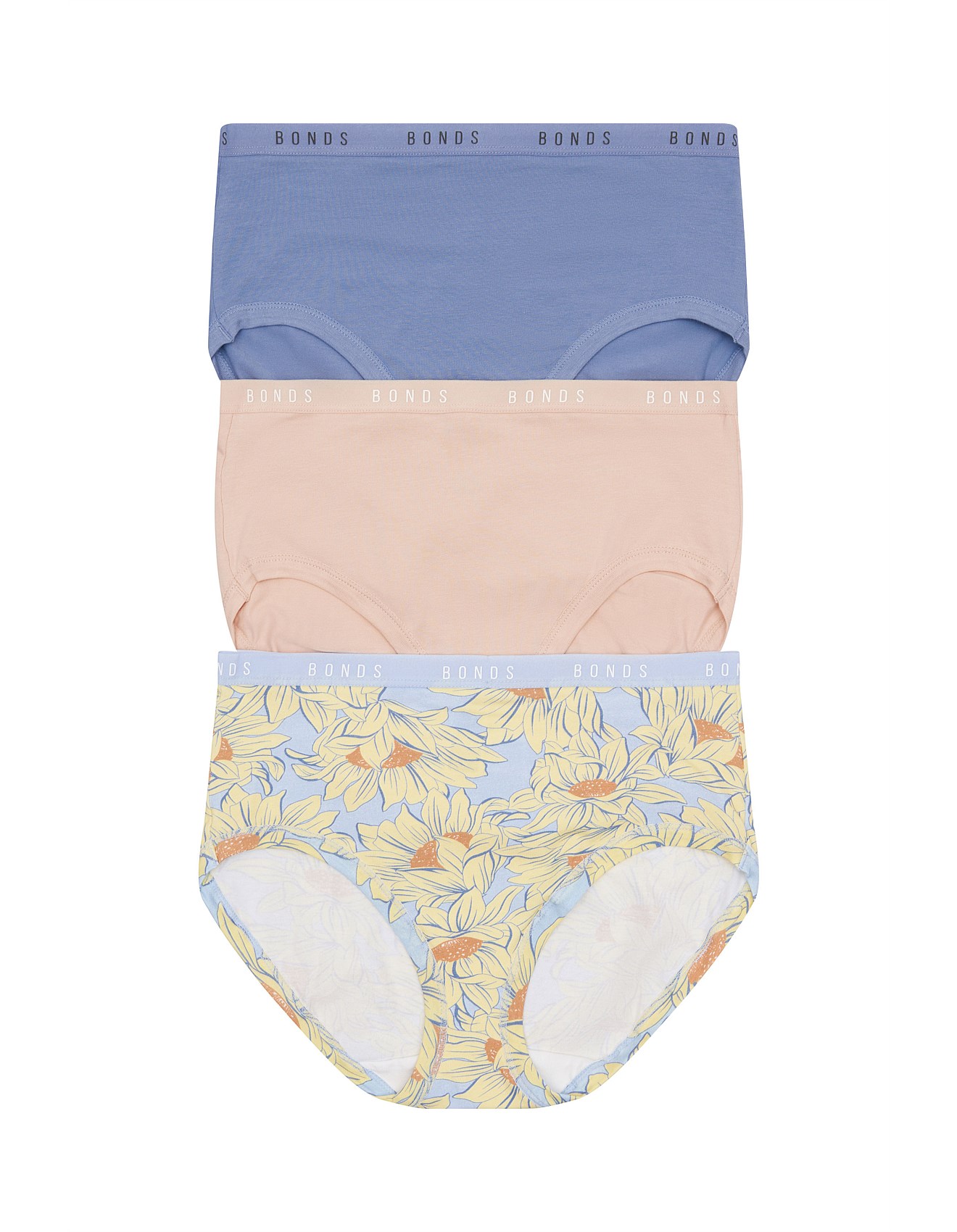 Bonds Cottontails Full Brief 3 Pack | David Jones