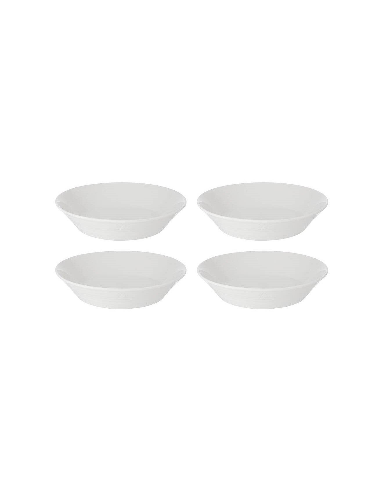 Royal Doulton 1815 Pure Pasta Bowl 23cm White, Set Of 4 | David Jones