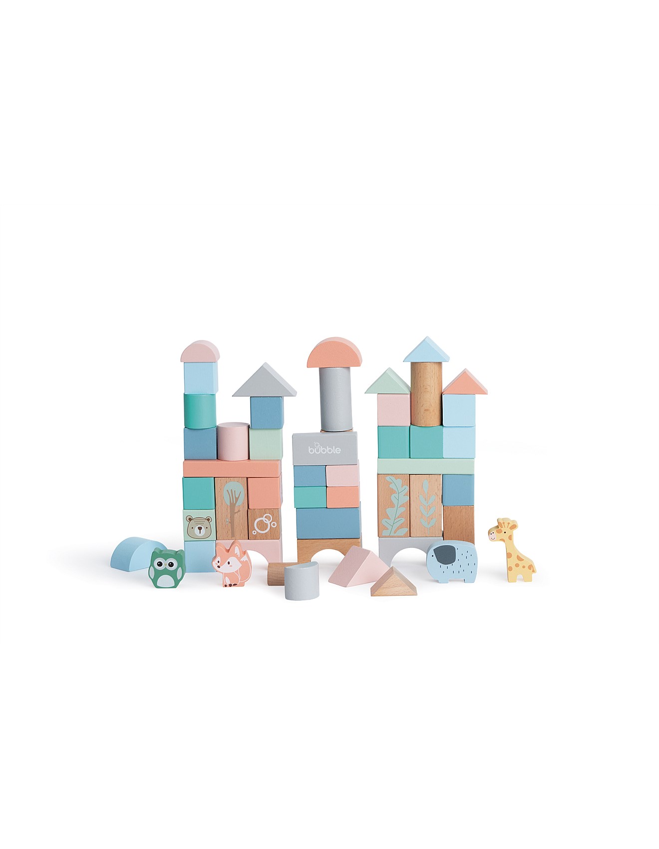 Bubble Bubble Wooden Activity Blocks | David Jones