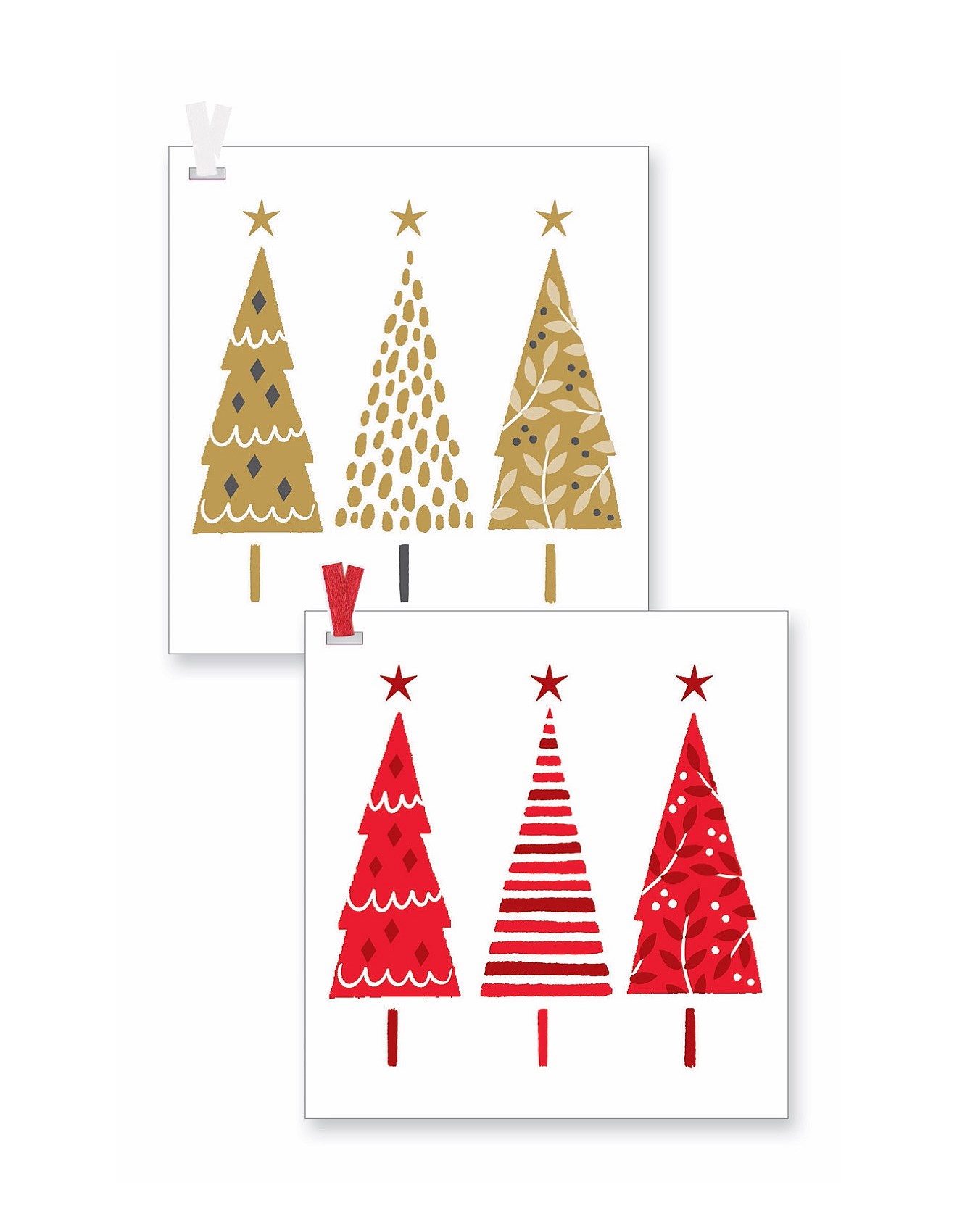 Simson Pattern Trees Gift Tag X10 | David Jones