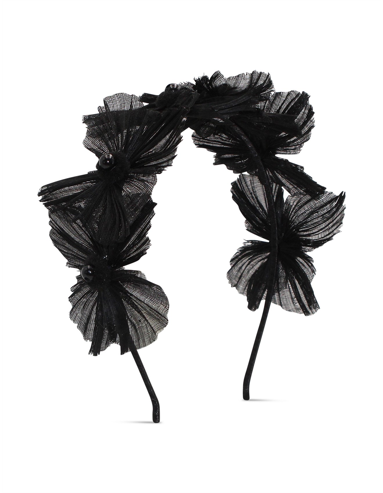 Morgan & Taylor Diana Sinamay Fan Headpiece | David Jones