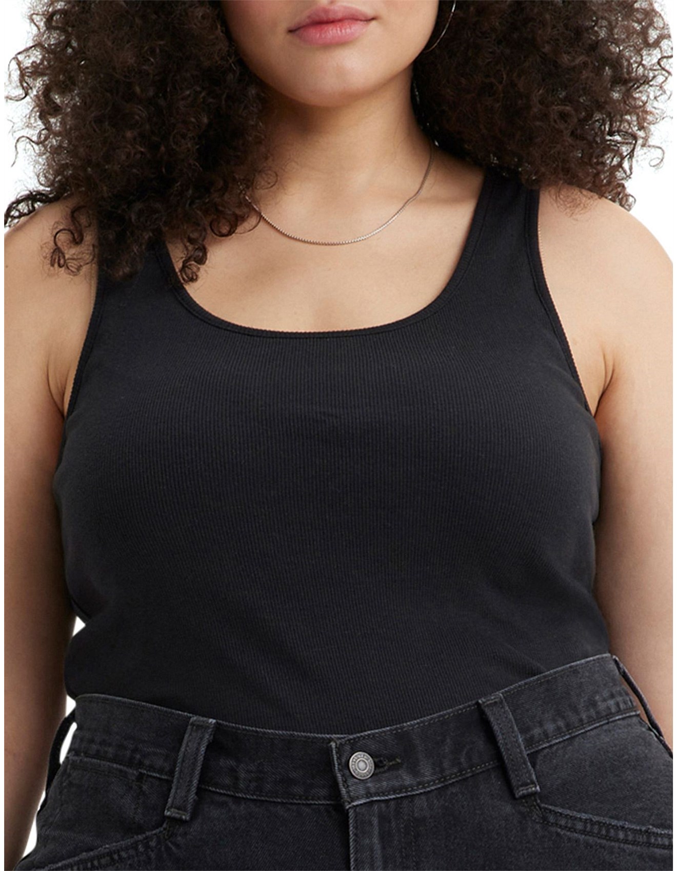 Levi's Curve Plus Essential Rib Tank | David Jones
