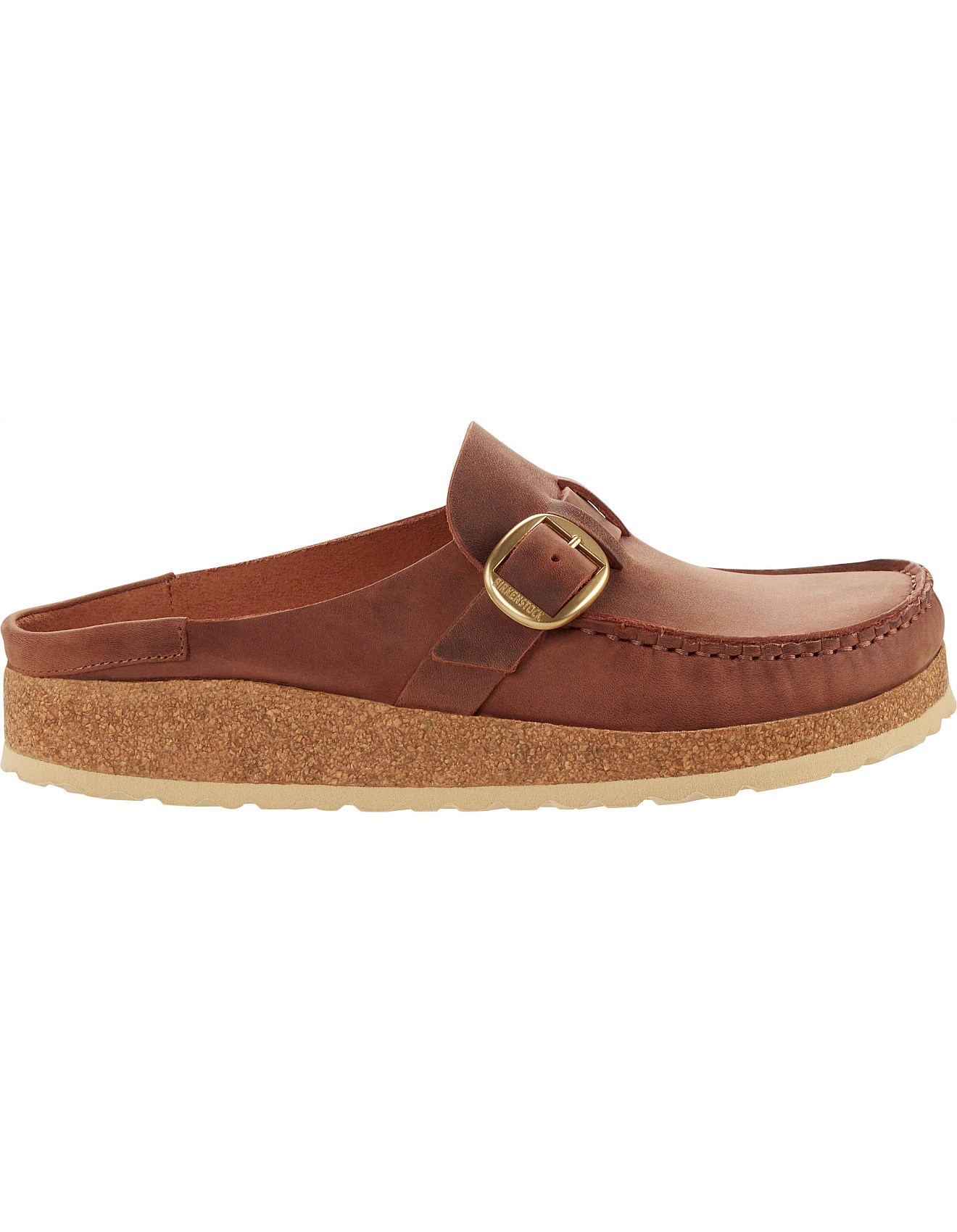 Birkenstock Buckley Big Buckle Oiled Leather Regular | David Jones