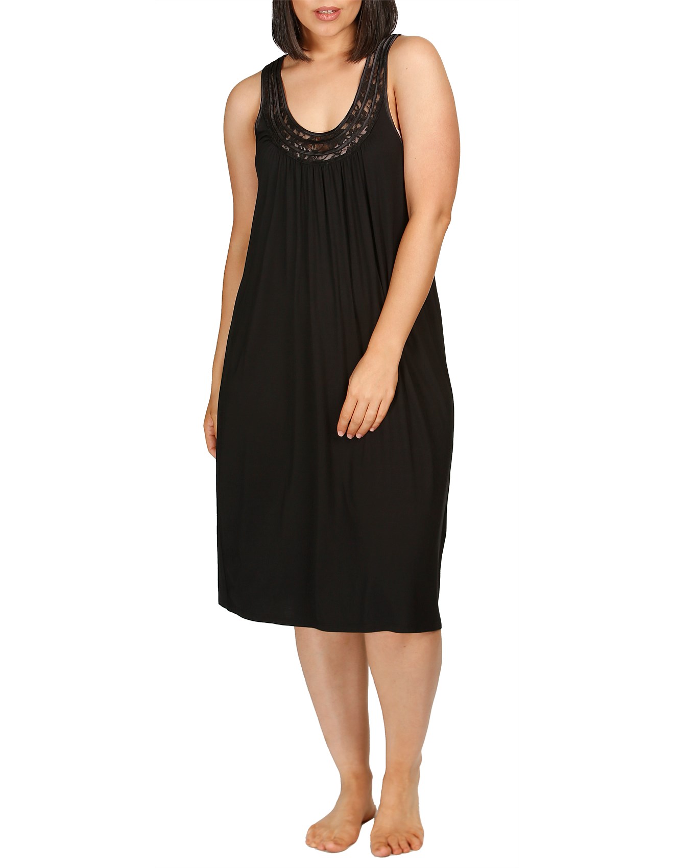 Yuu Sleeveless Lace Sleep Dress | David Jones
