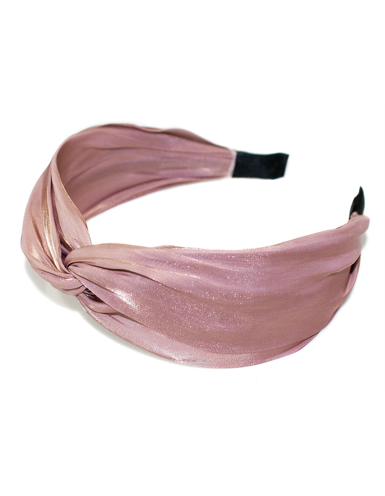 Hepburn & Co Shimmer Chiffon Turban Alice Band | David Jones