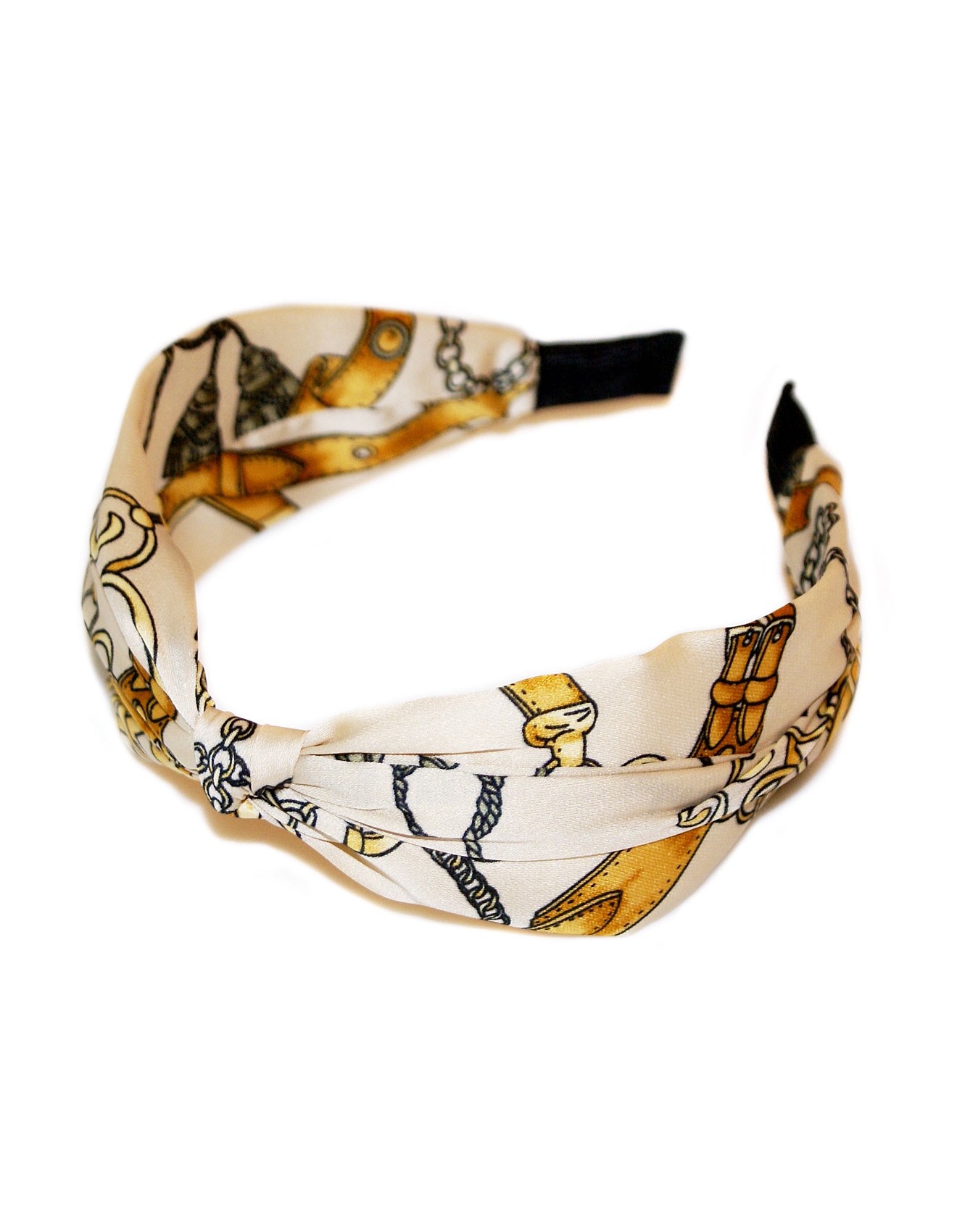Hepburn & Co Chains Turban Twist Alice Band | David Jones