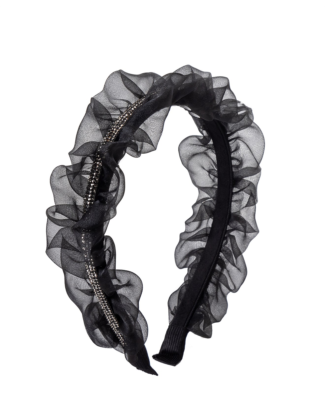 Gregory Ladner Ruffle Organza Headband | David Jones