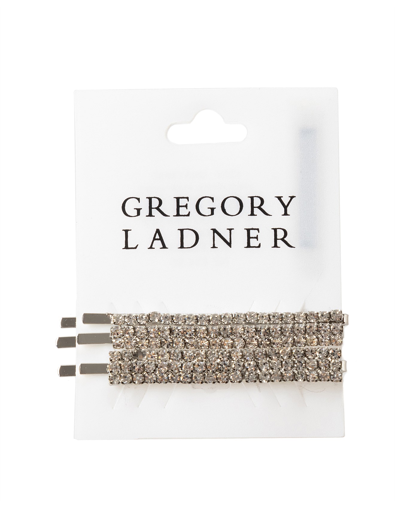 Gregory Ladner 3 Piece Crystal Bobby Pin Set | David Jones