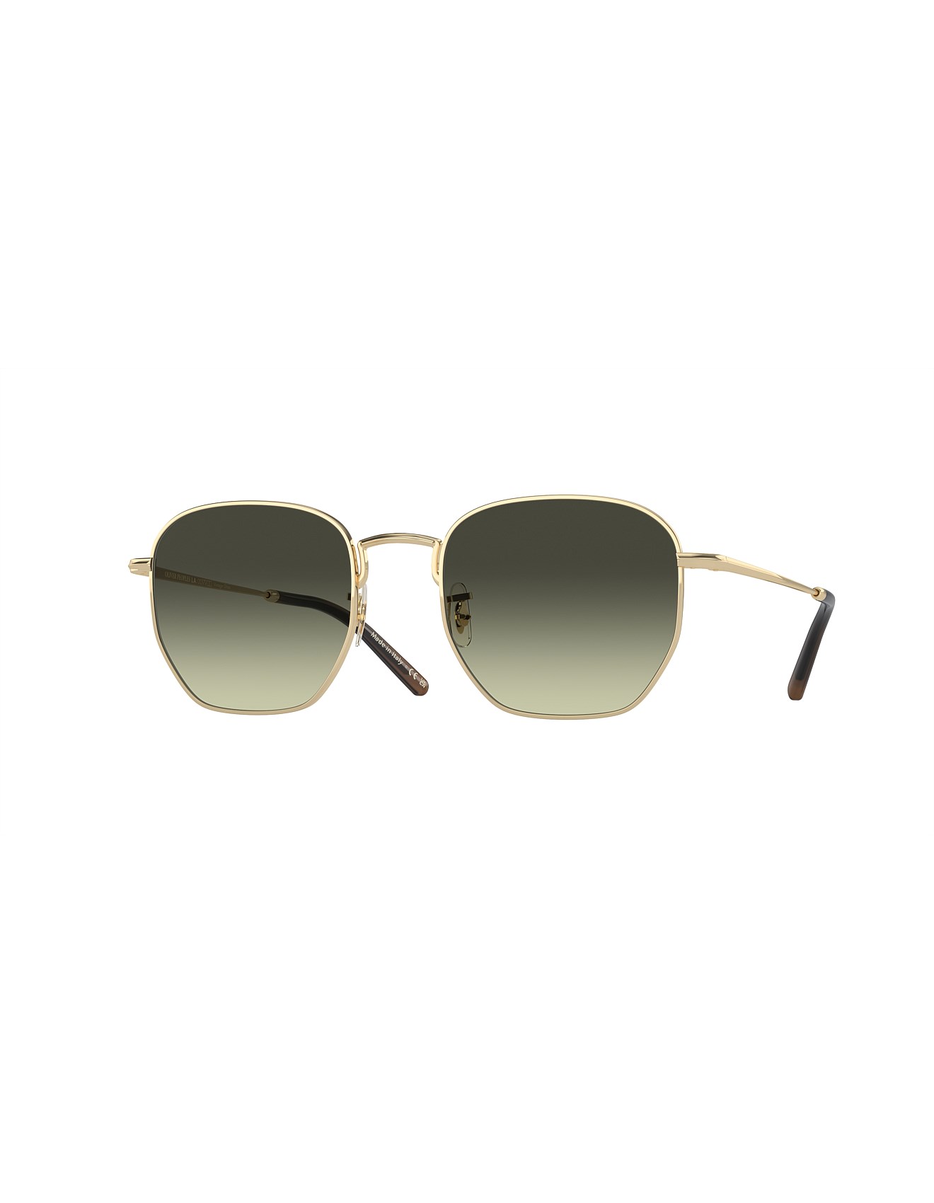 Oliver Peoples Kierney Sun Irregular Gold G-15 Gradient Sunglass ...