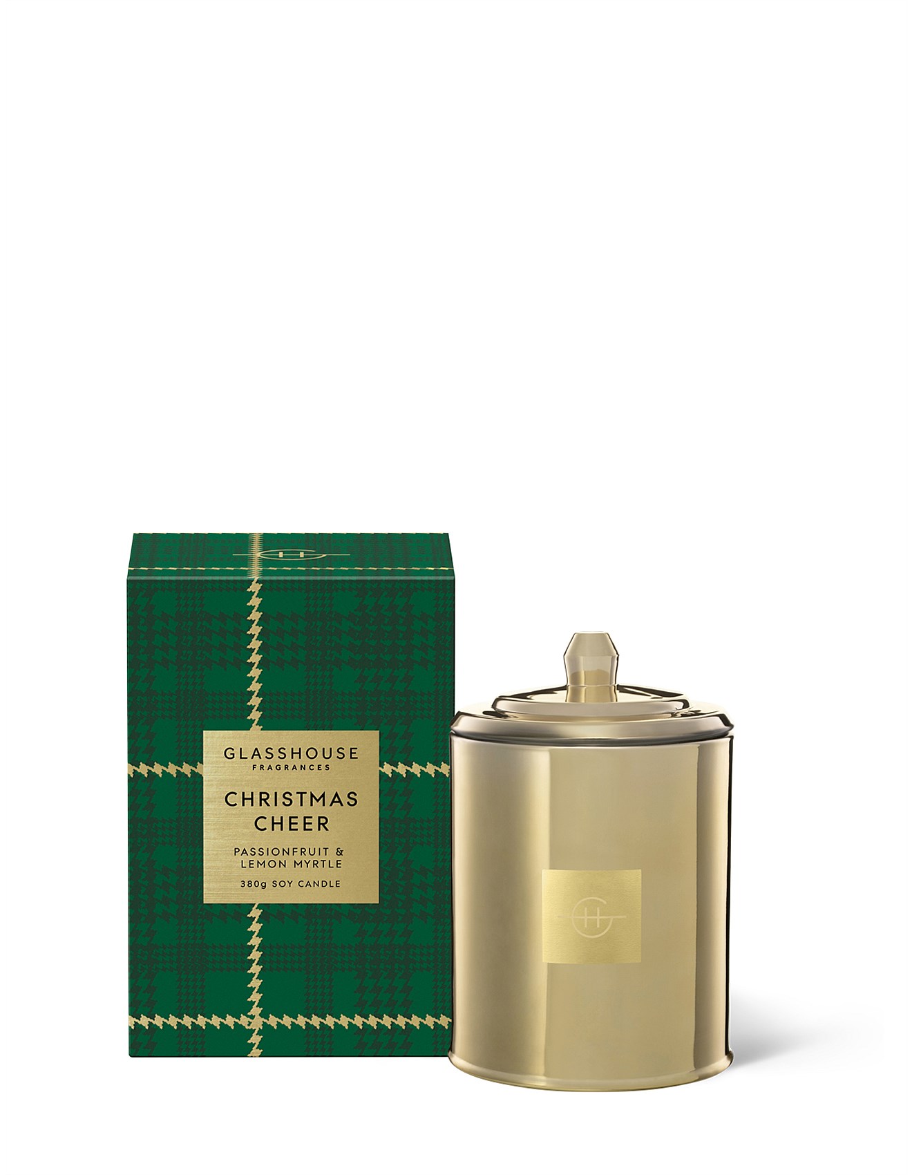 Glasshouse Fragrances Christmas Cheer Candle 380g | David Jones